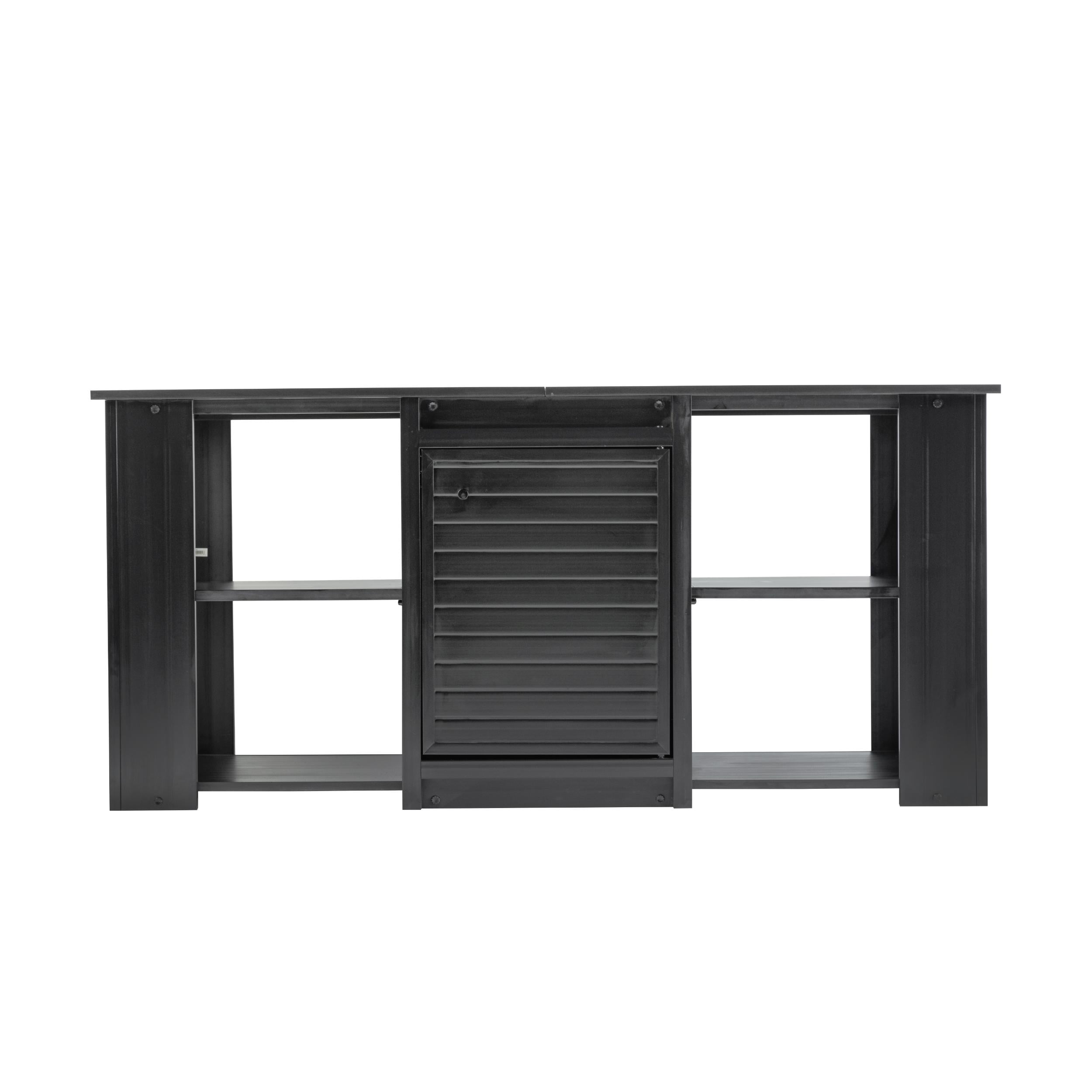 New Age Pet® ECOFLEX® Versa Storage Cabinet for Pets, 60 in, Espresso Black - Durable Composite ...