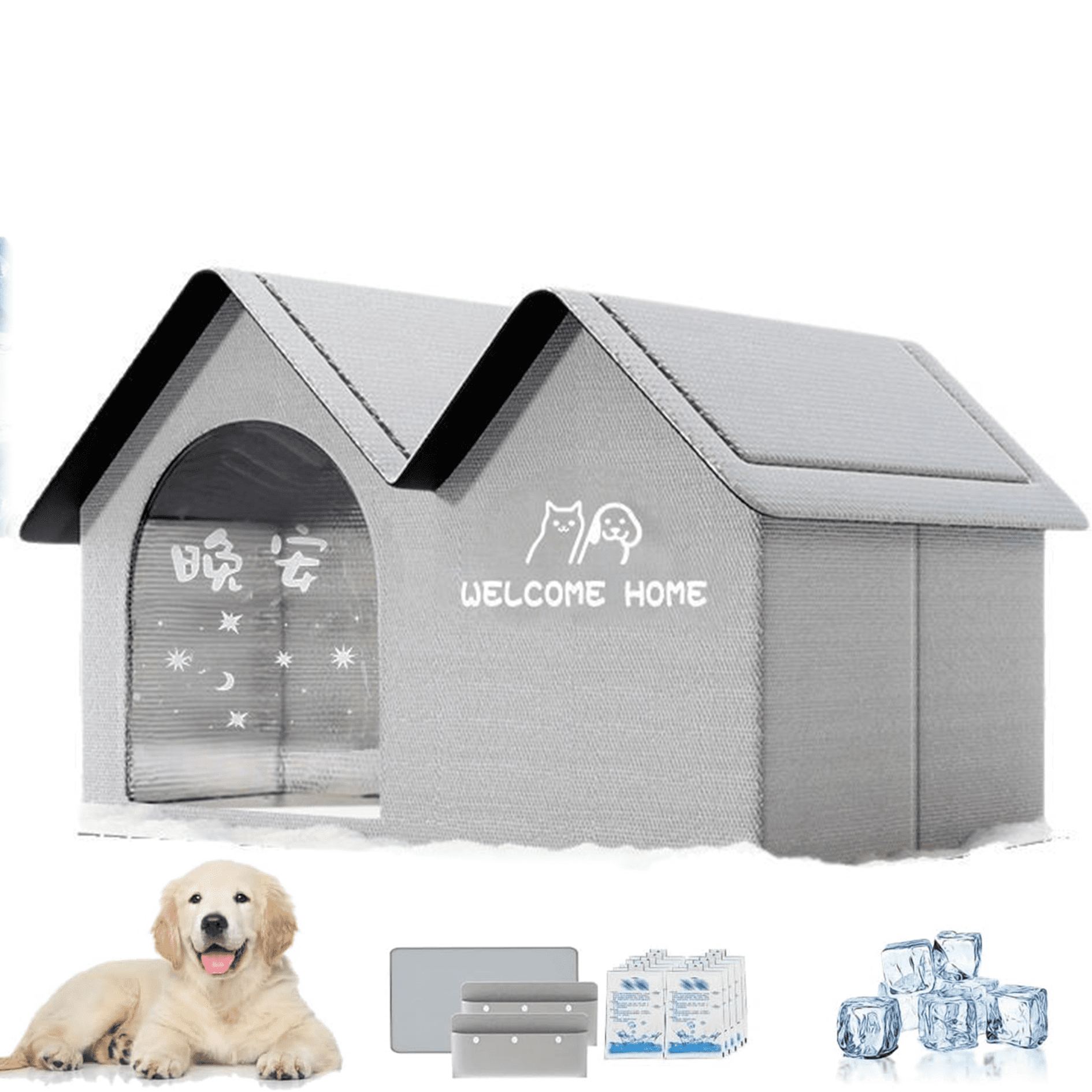 New Air Conditioned Dog House, Dog House with Ac, Cooling Dog Houses ...