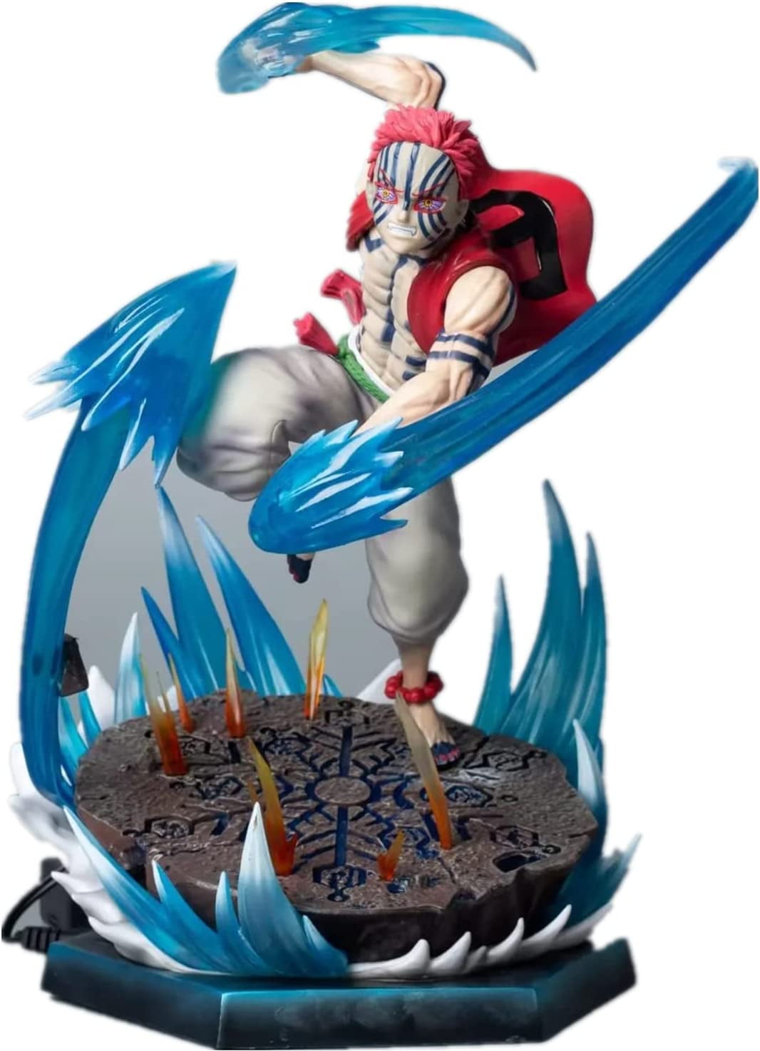 New, Akaza 26cm/10.2inch Akaza Cartoon Statues Tanjiro Collectible ...