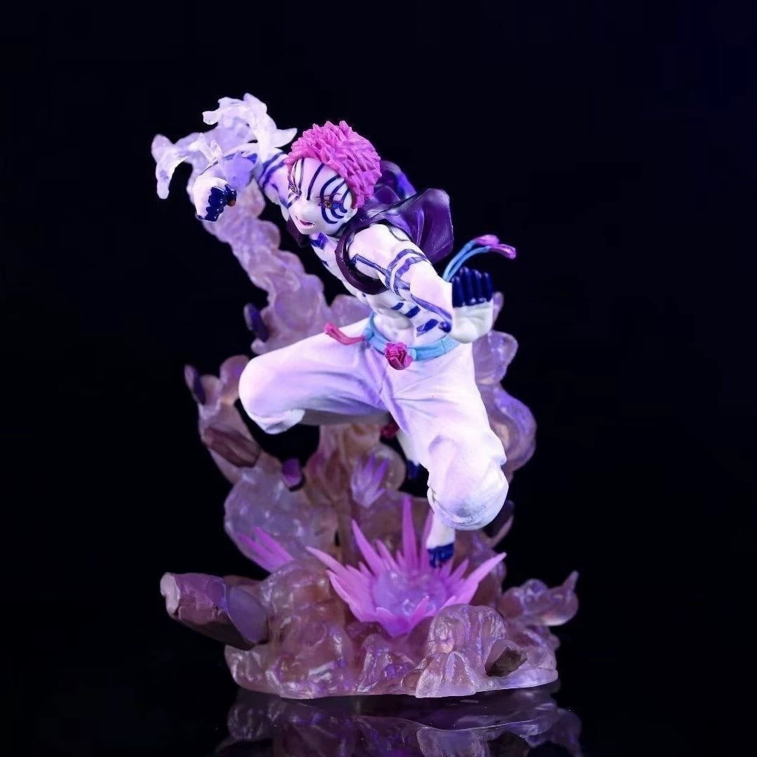 New Akaza Figure Fighting Akaza Anime Figures 18cm/7.1inch PVC Handmade ...