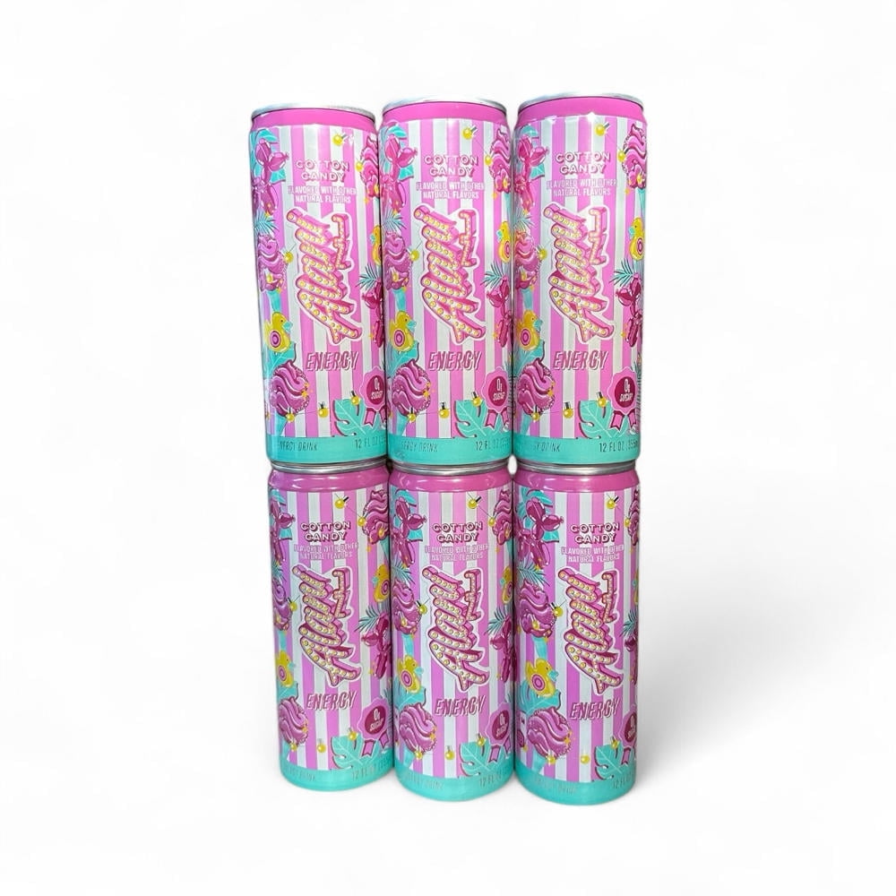 New Alani Energy Drinks Cotton Candy - Sugar-Free, Low-Calorie, 200mg ...