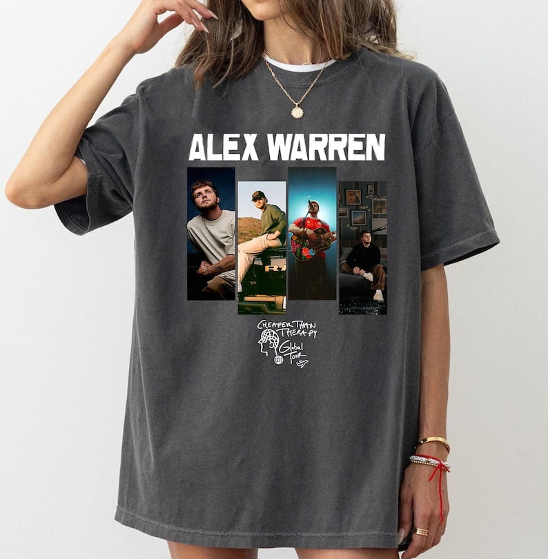 New Alex Warren Tour 2025, Alex Warren Graphic Unisex T-Shirt, Tour ...
