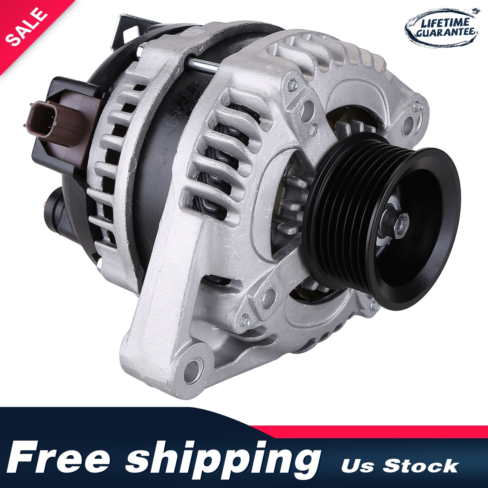 New Alternator 12V 130A Overdrive Pulley for Honda Accord Acura TSX LX EX 2.4L - Walmart.com