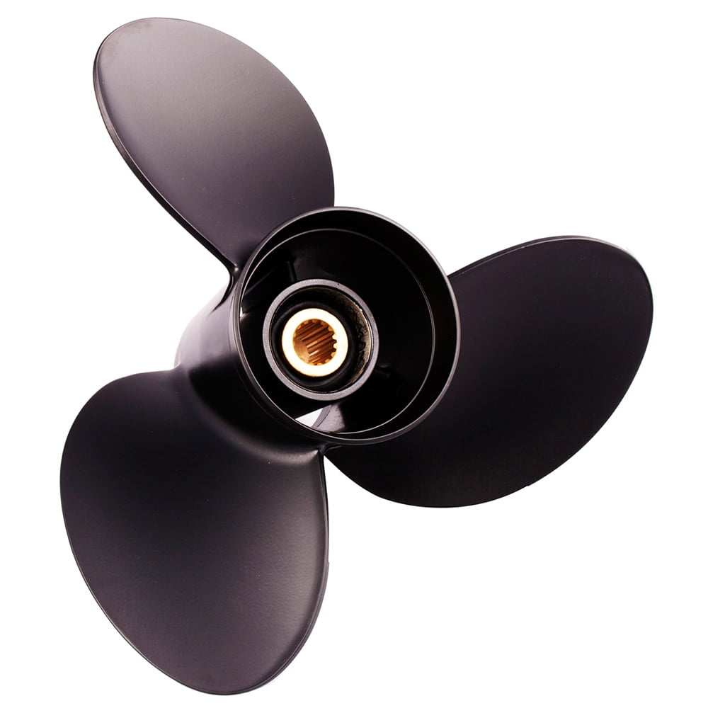 New Aluminium Propeller Compatible With Yamaha 4 Stroke 15 Spline 75 ...