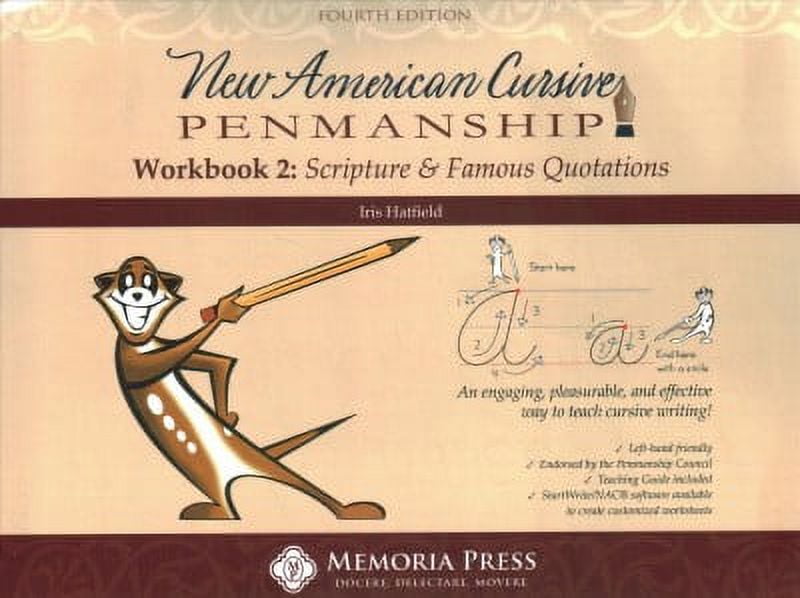 New American Cursive 2: Famous Quotations & Scripture (4Th Edition ...