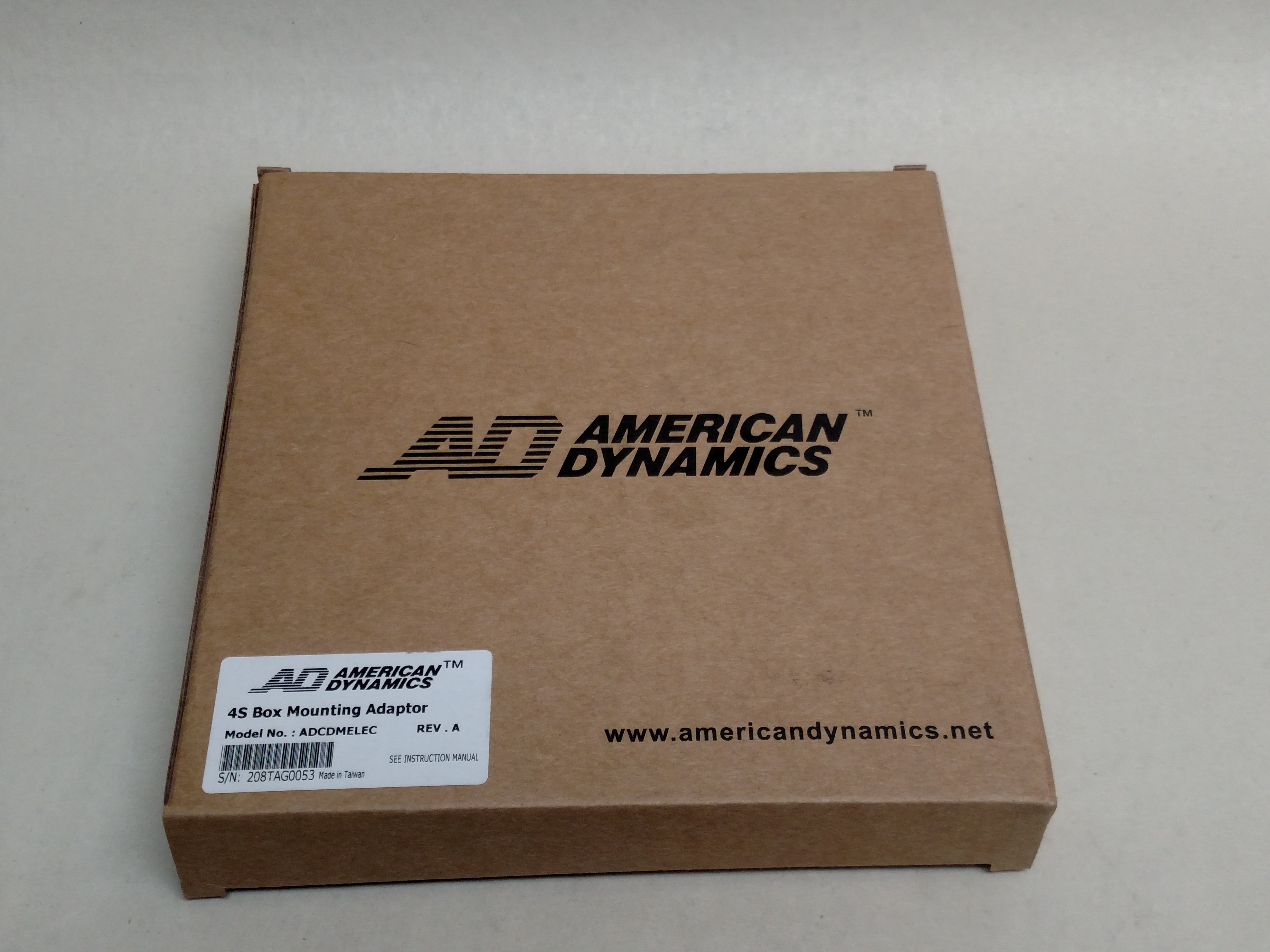 New American Dynamics ADCDMELEC 4S Electrical Box Mount Adapter White ...