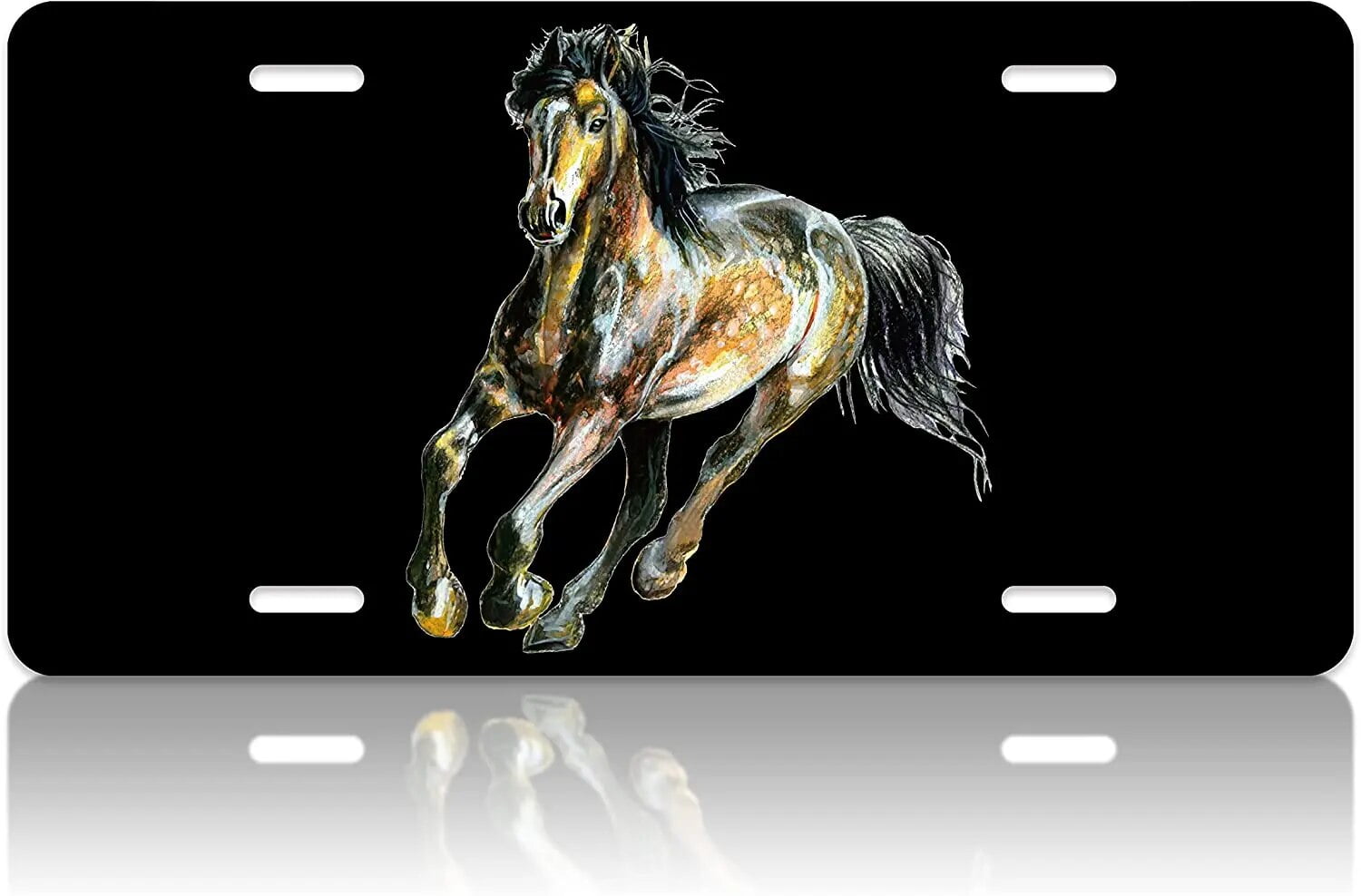 New American Flag Jesus Cross Car Front License Plate Cover Christian ...