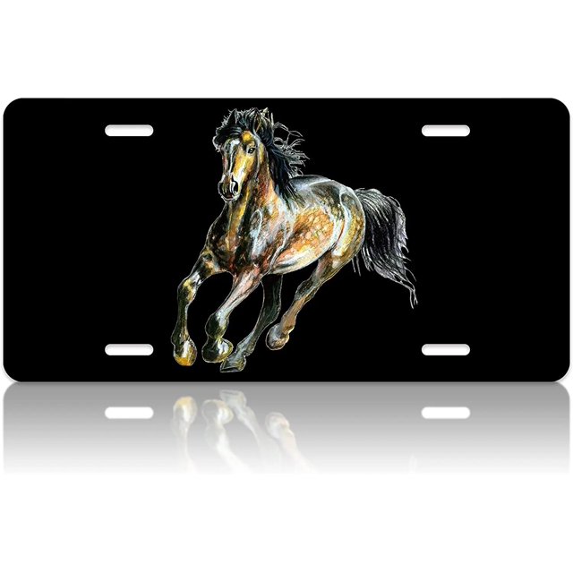 New American Flag Jesus Cross Car Front License Plate Cover Christian ...