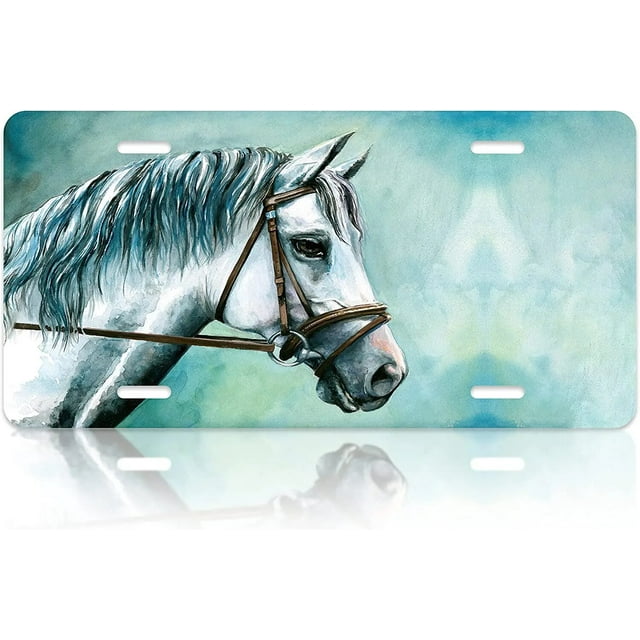 New American Flag Jesus Cross Car Front License Plate Cover Christian ...