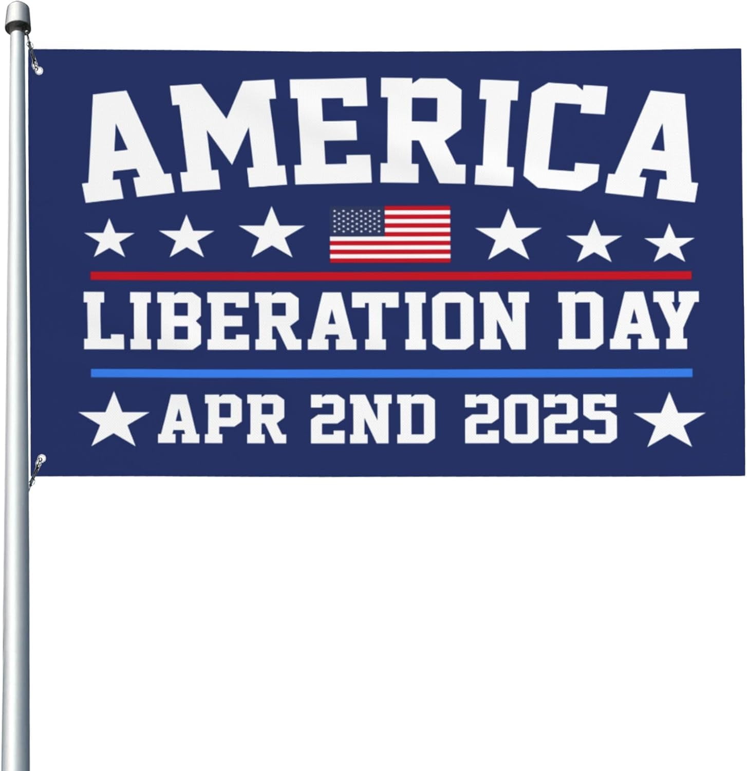 New American Liberation Day Flag – 3x5 Ft Yard Banner for April 2nd ...