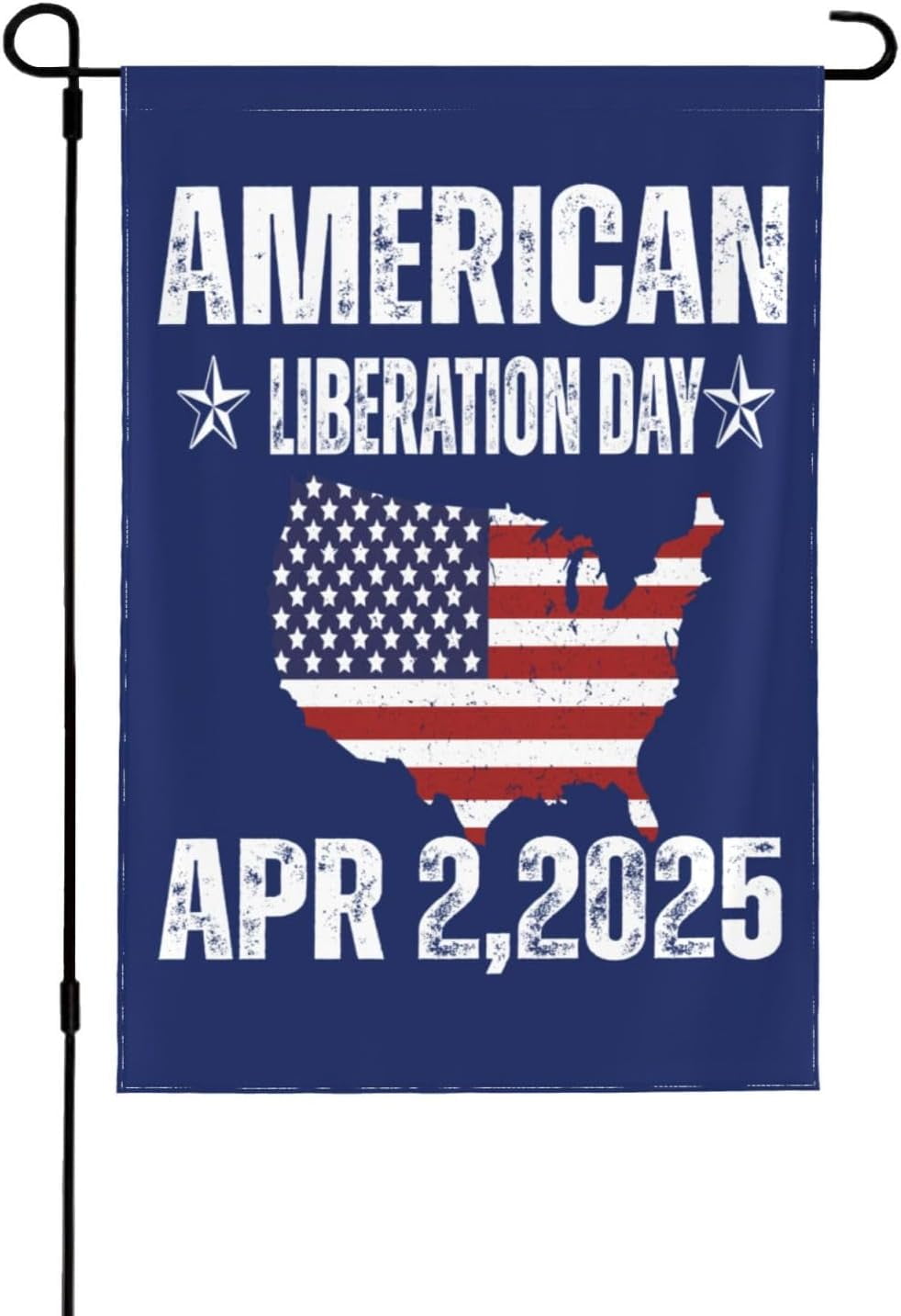 New American Liberation Day Flag, April 2nd 2025, 12x18 in Garden ...