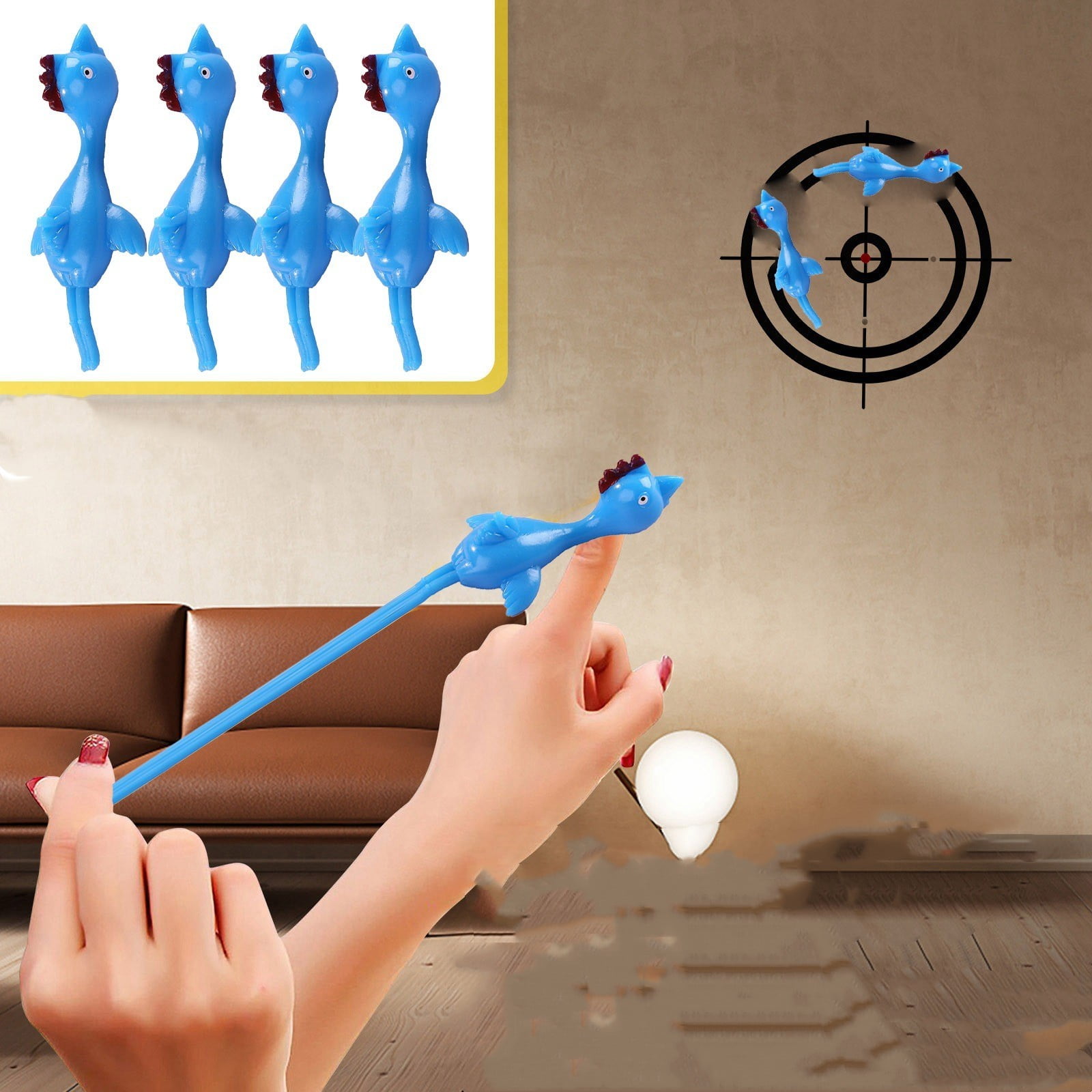 New And Unique Toy Creative Catapult Turkey Fun Tricky Chick ...