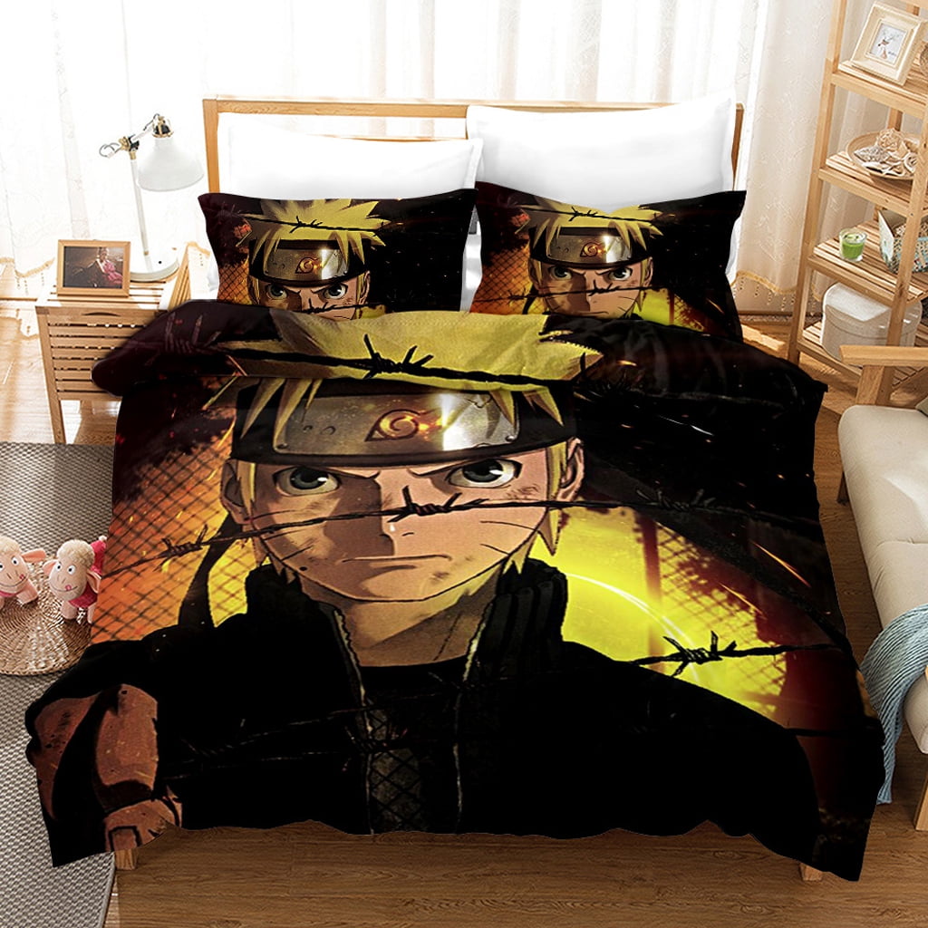 zhixing 3-Pieces Anime Itachi Akatsuki Kakashi Duvet Bedding Sets ...