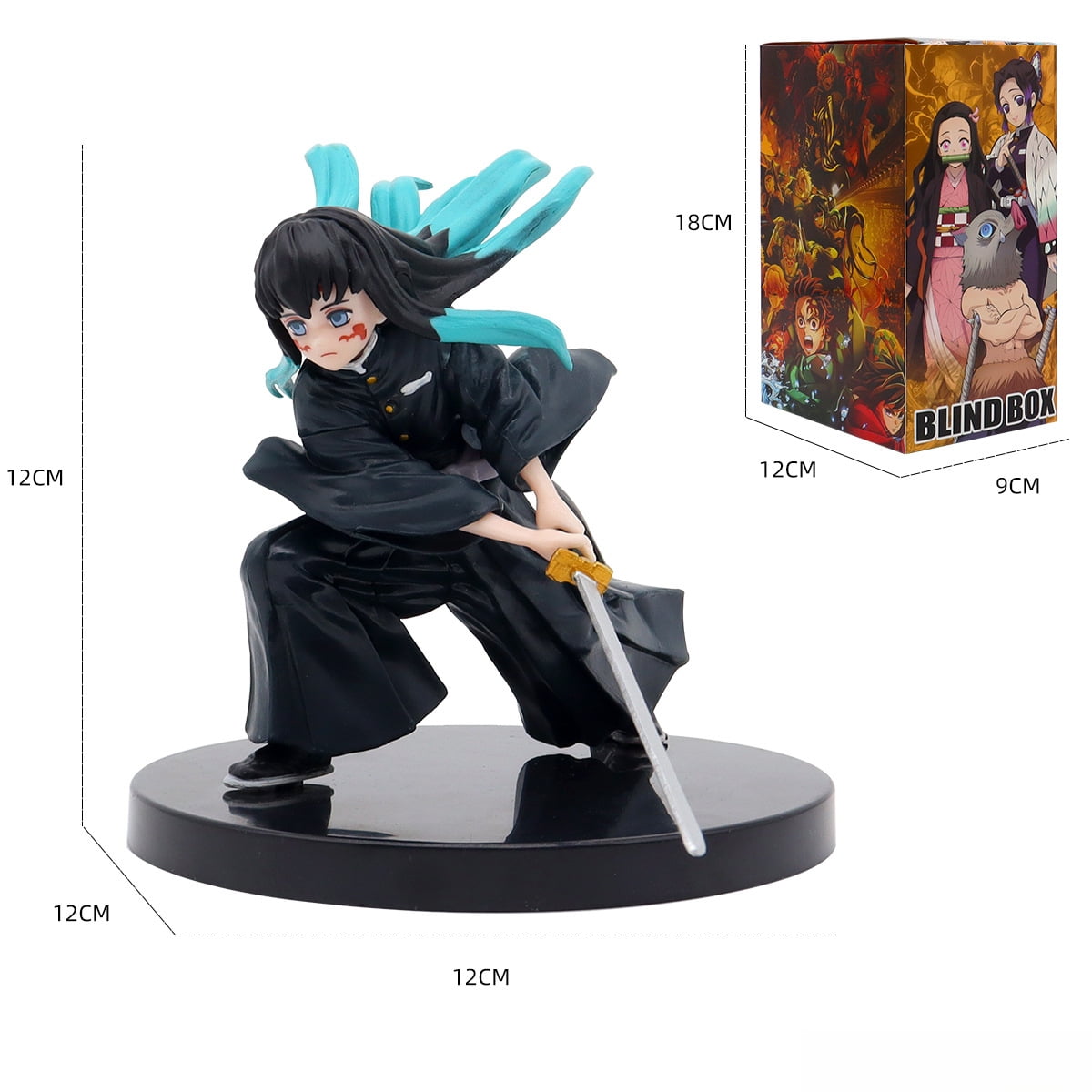 New Anime Demon Slayer Figure Stand Tokitou Zenitsu Inosuke Tengen ...