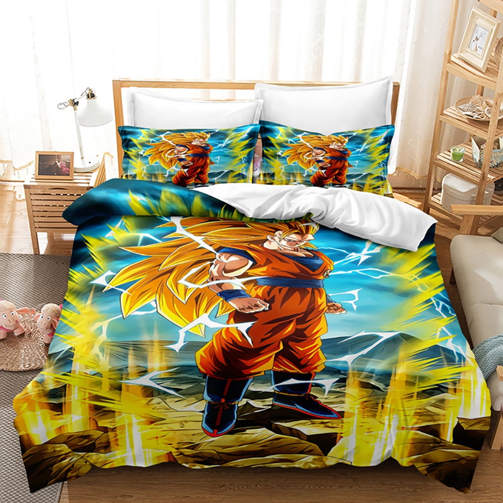 New Anime Dragon Ball Z Bedding Bed Set Twin Full Queen King Size Cool ...