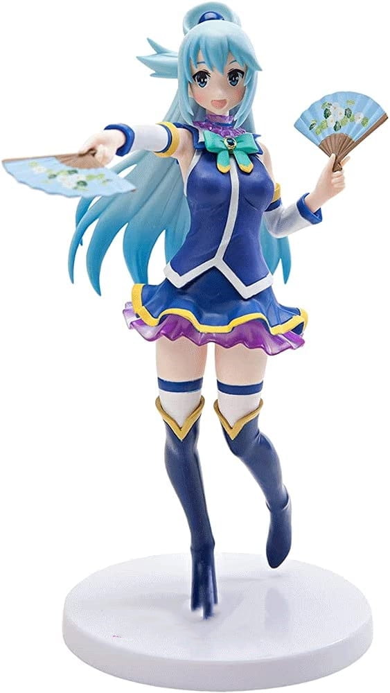 New Anime Figure Aqua Standing Posture Character Anime Statue Figurine ...