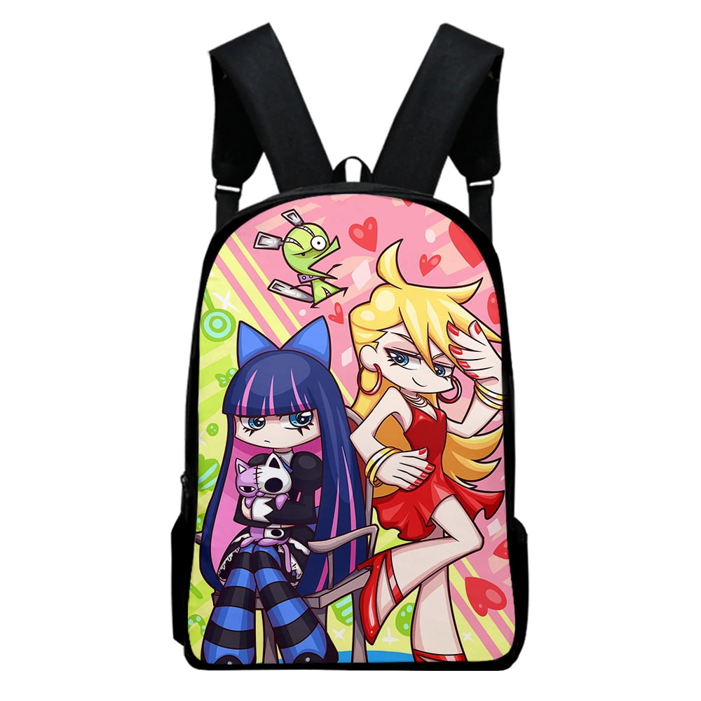 New Anime NEW PANTY AND STOCKING 3D Print Zipper Backpack Waist Bag ...