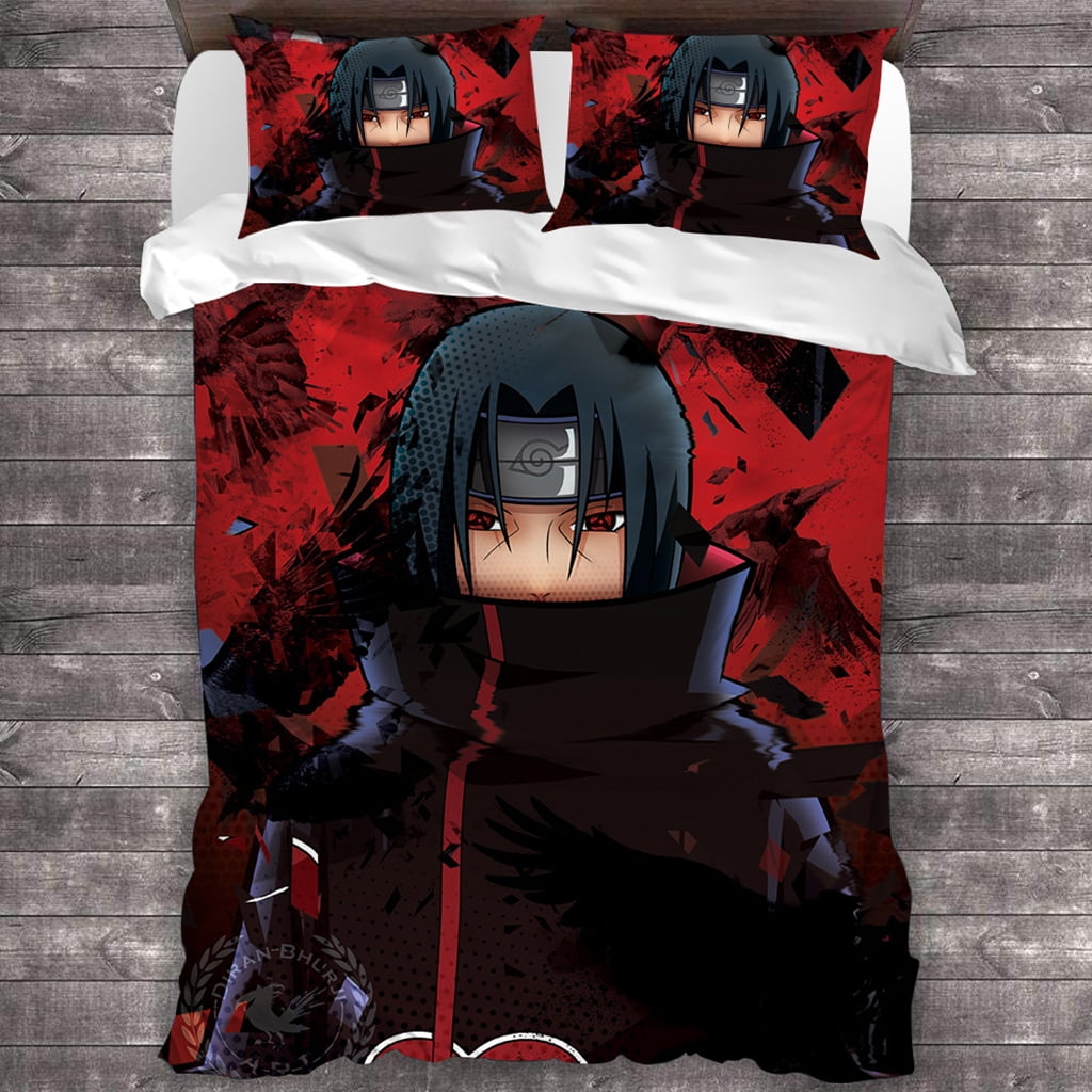 New Anime Naruto Bedding Bed Set Twin Full Queen King Size Akatsuki ...
