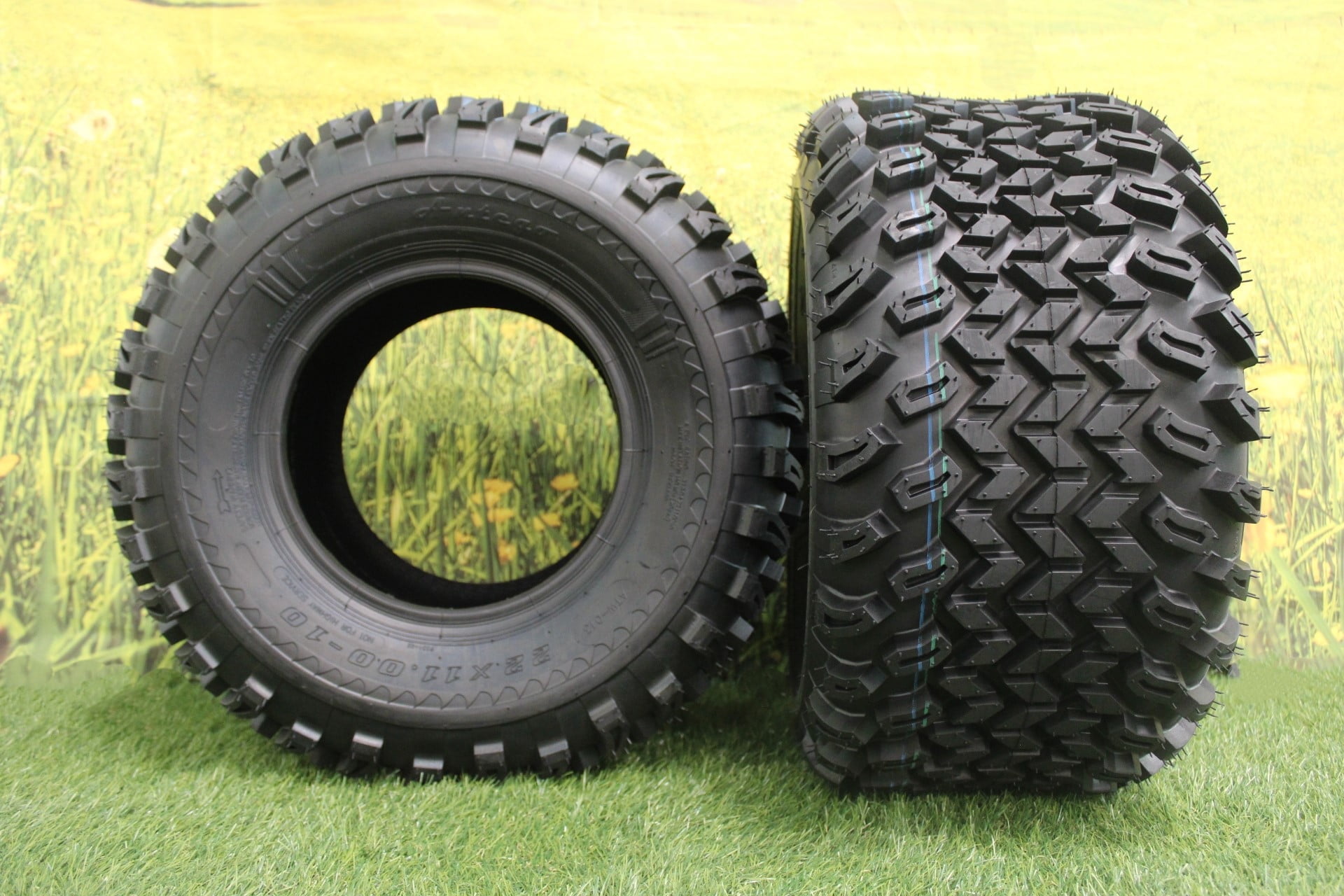 (New) Antego 22x11.00-10 ATV/UTV Lawn and Garden Tires (Set of Two ...
