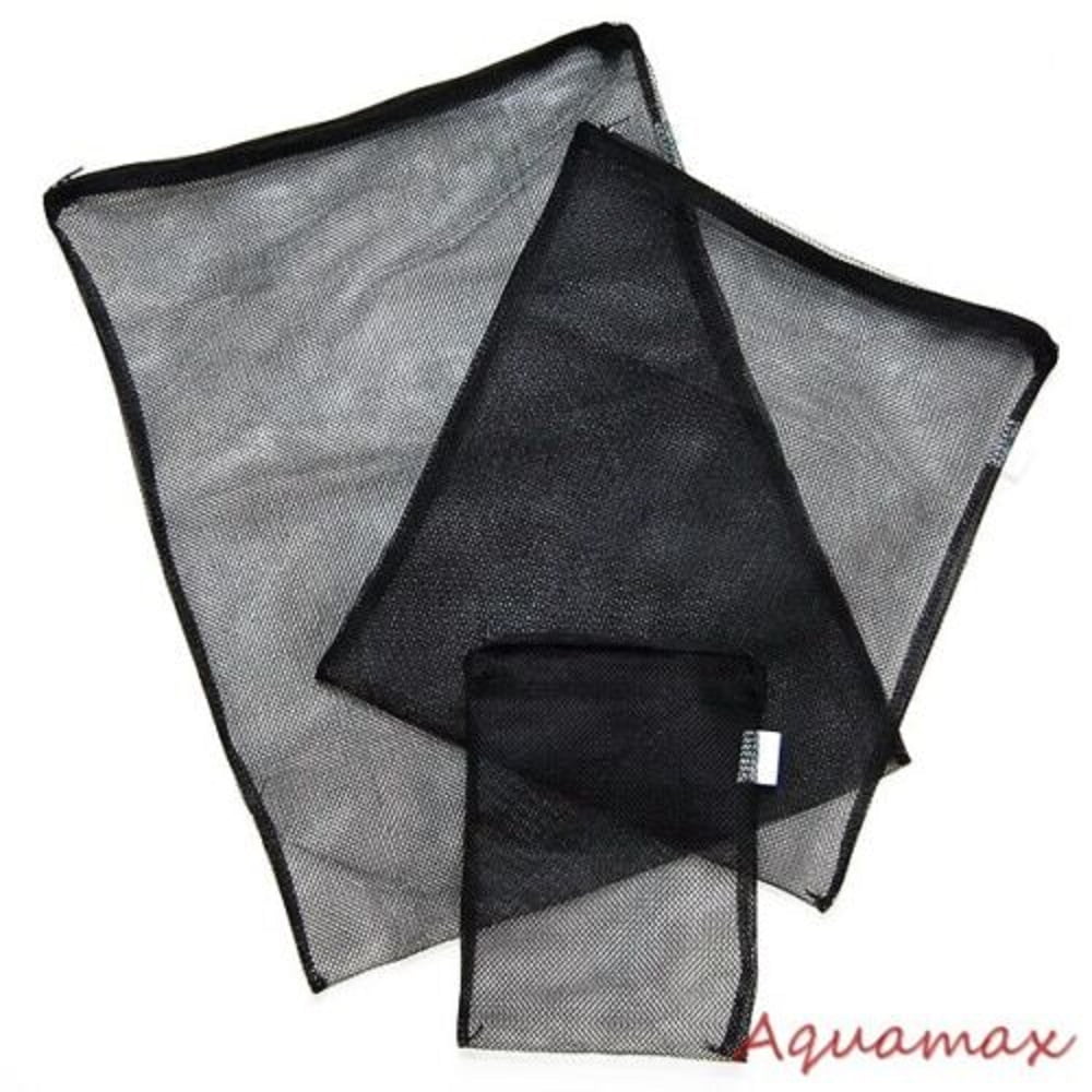New Aquarium Fish Pond Mesh Filter Media Bags with Zipper 12x10.25 Inch ...