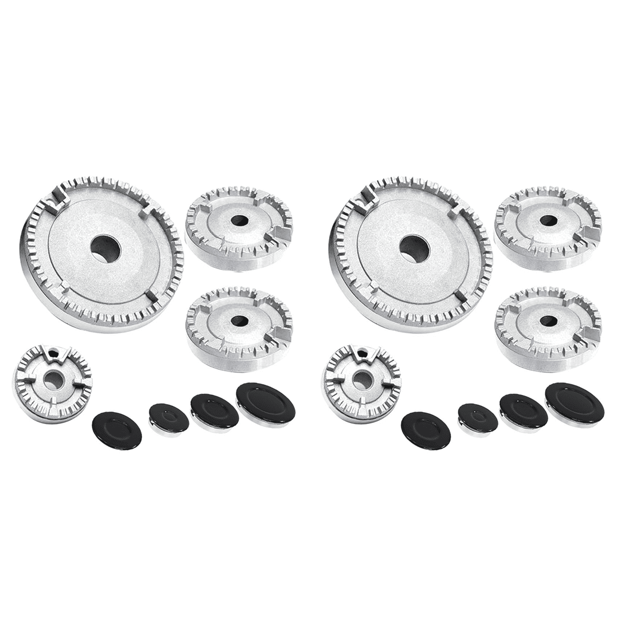New Arrival! 8x Cooker Hat Set Stove Lid,Oven Gas Hob Burner Crown ...