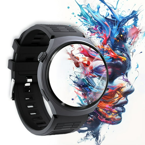 New Arrival Business Men's Smartwatch, Round Dial, BT Call & Music ...