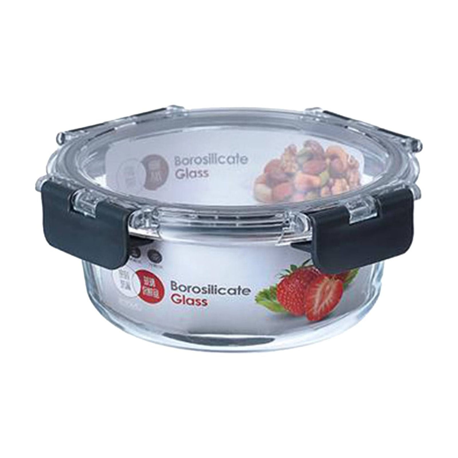 New Arrival Ground Glass Storage Container Set With Airtight Lock Lid ...