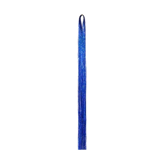 New Arrival! Kaonry Dark Blue Metallic Hair， Hair Kit Strands with Tool ...