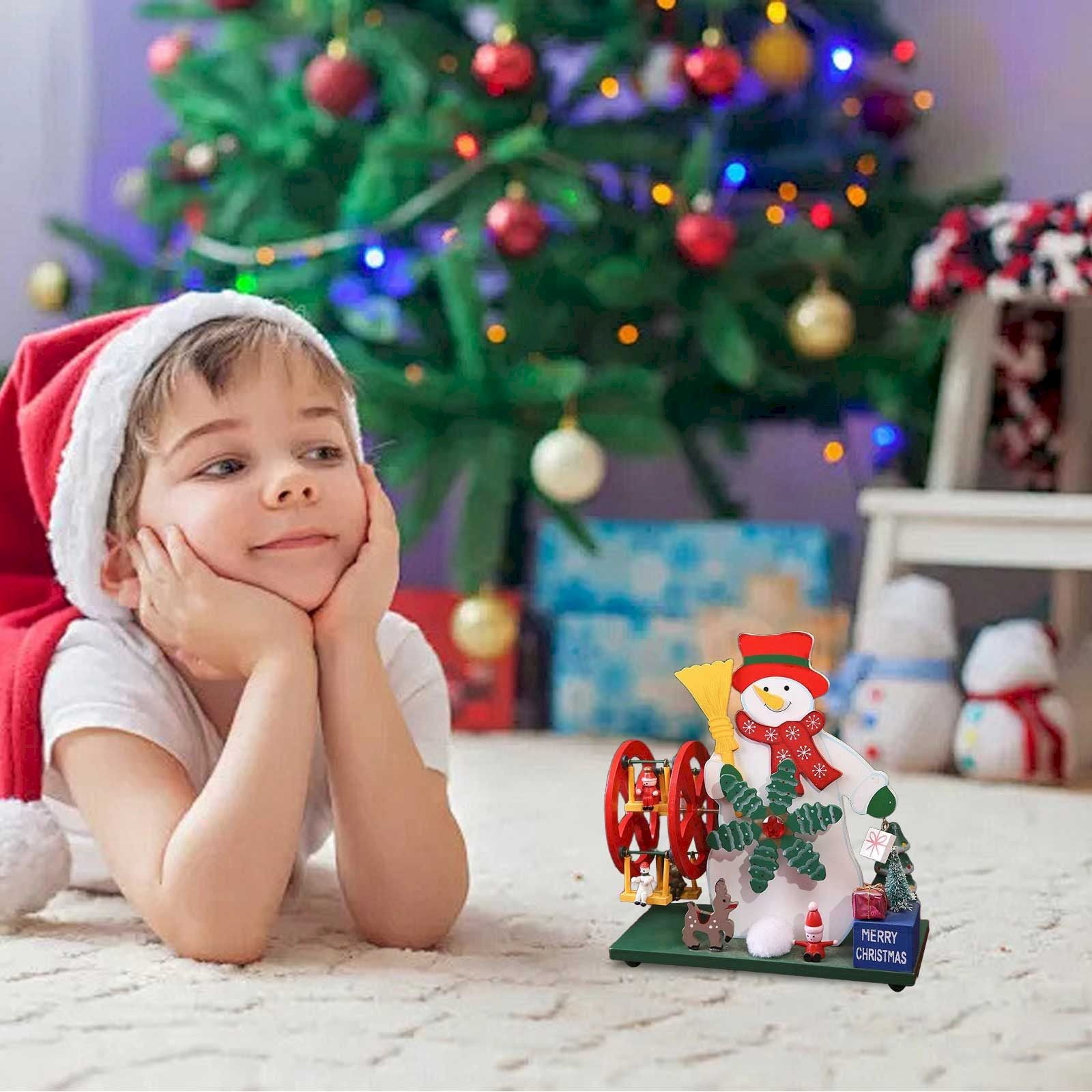 New Arrival Music Box Small Wooden Christmas Tree Music Box ...