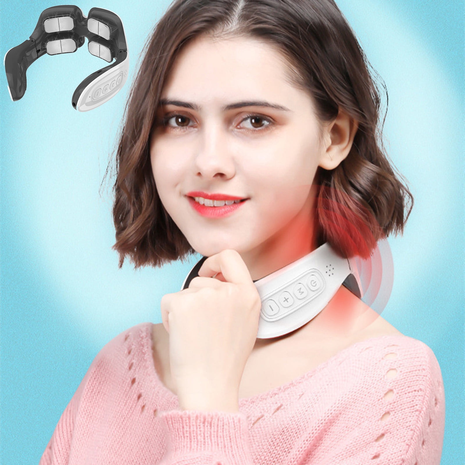 New Arrival Now, Cervical Spine Massager-8-Head Neck and Shoulder Massager with 12 Modes, 20 ...