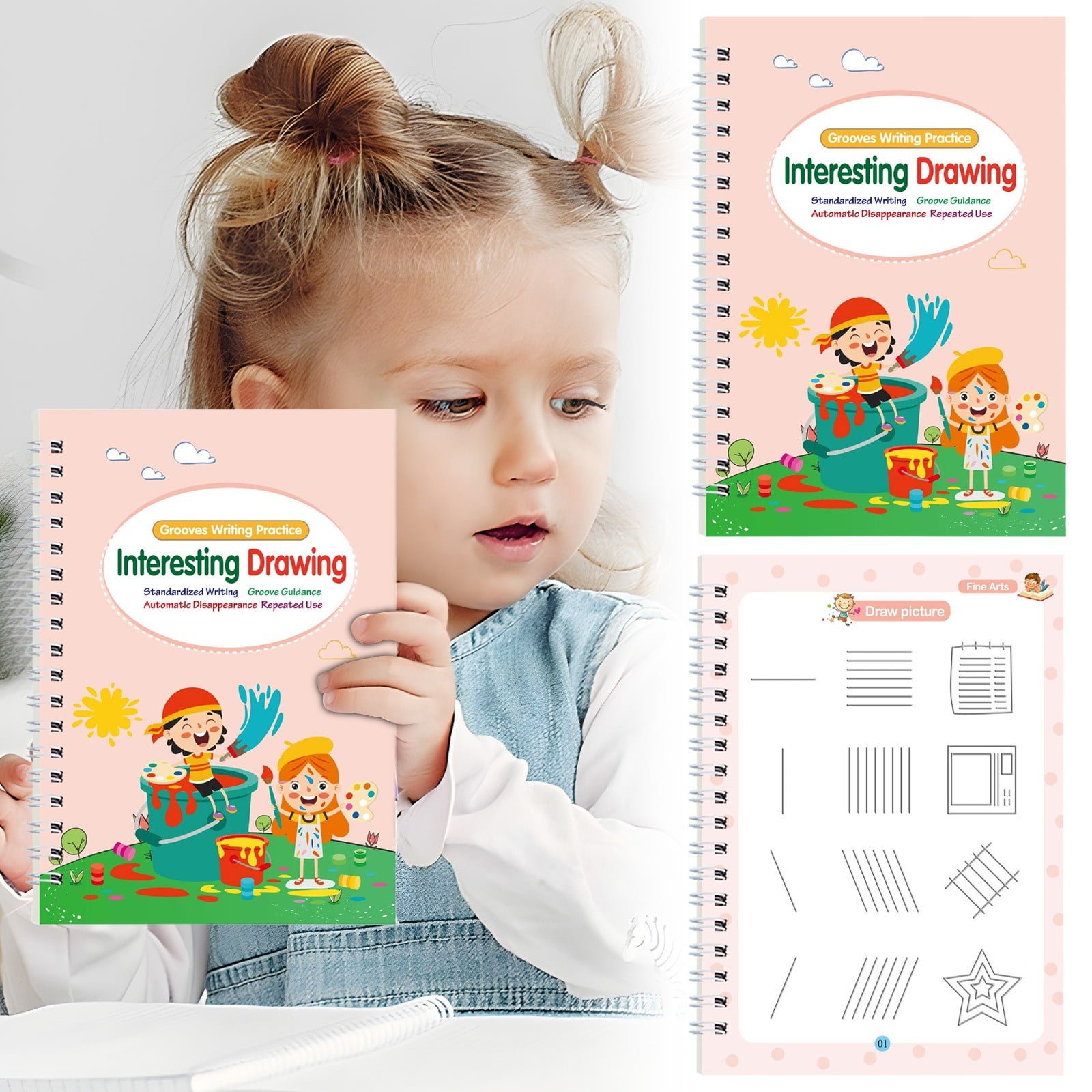 New Arrival Printer Writing Workbook Reusable Handwriting Workbook ...