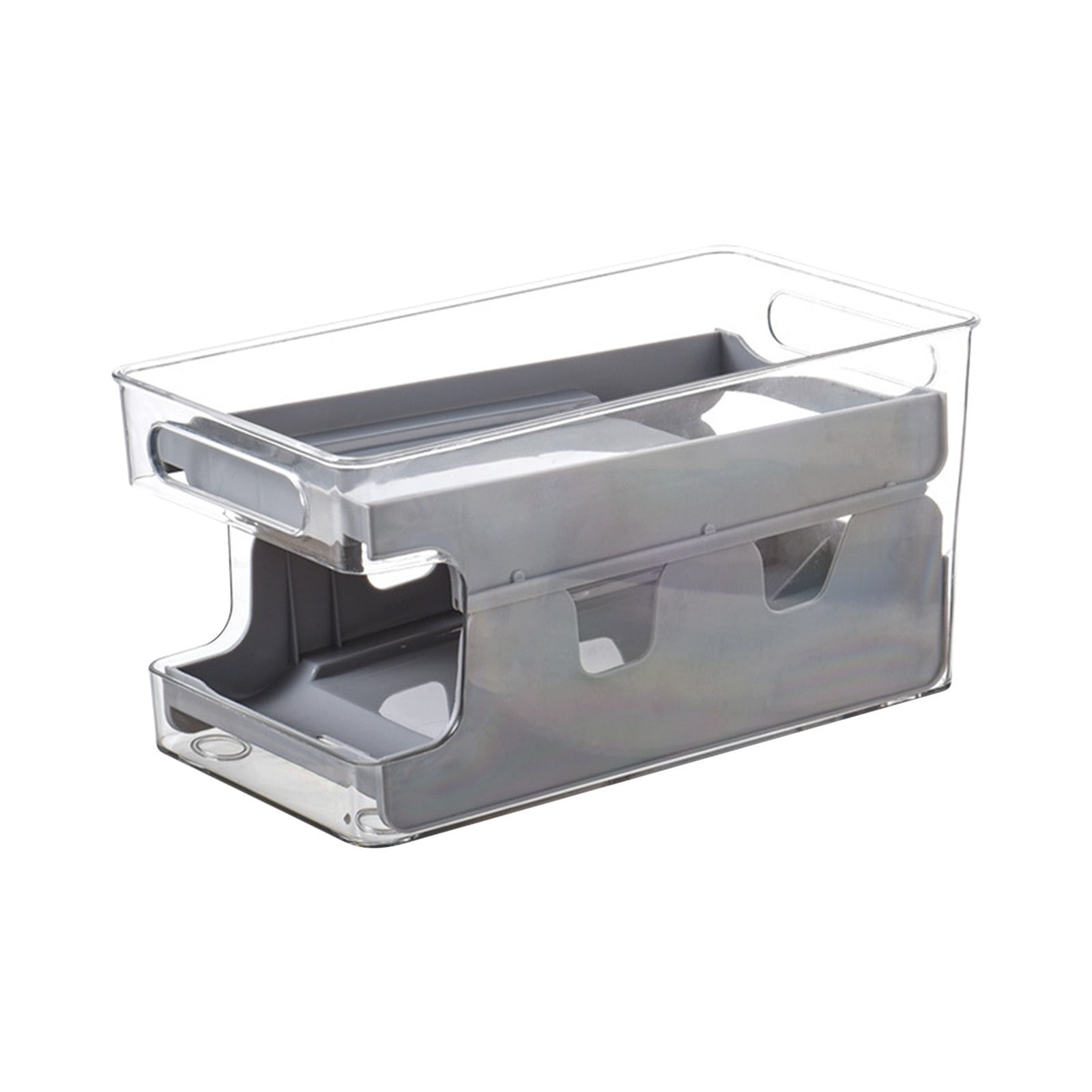 New Arrival, Refrigerator Can Organizer, Transparent Rolling Storage ...