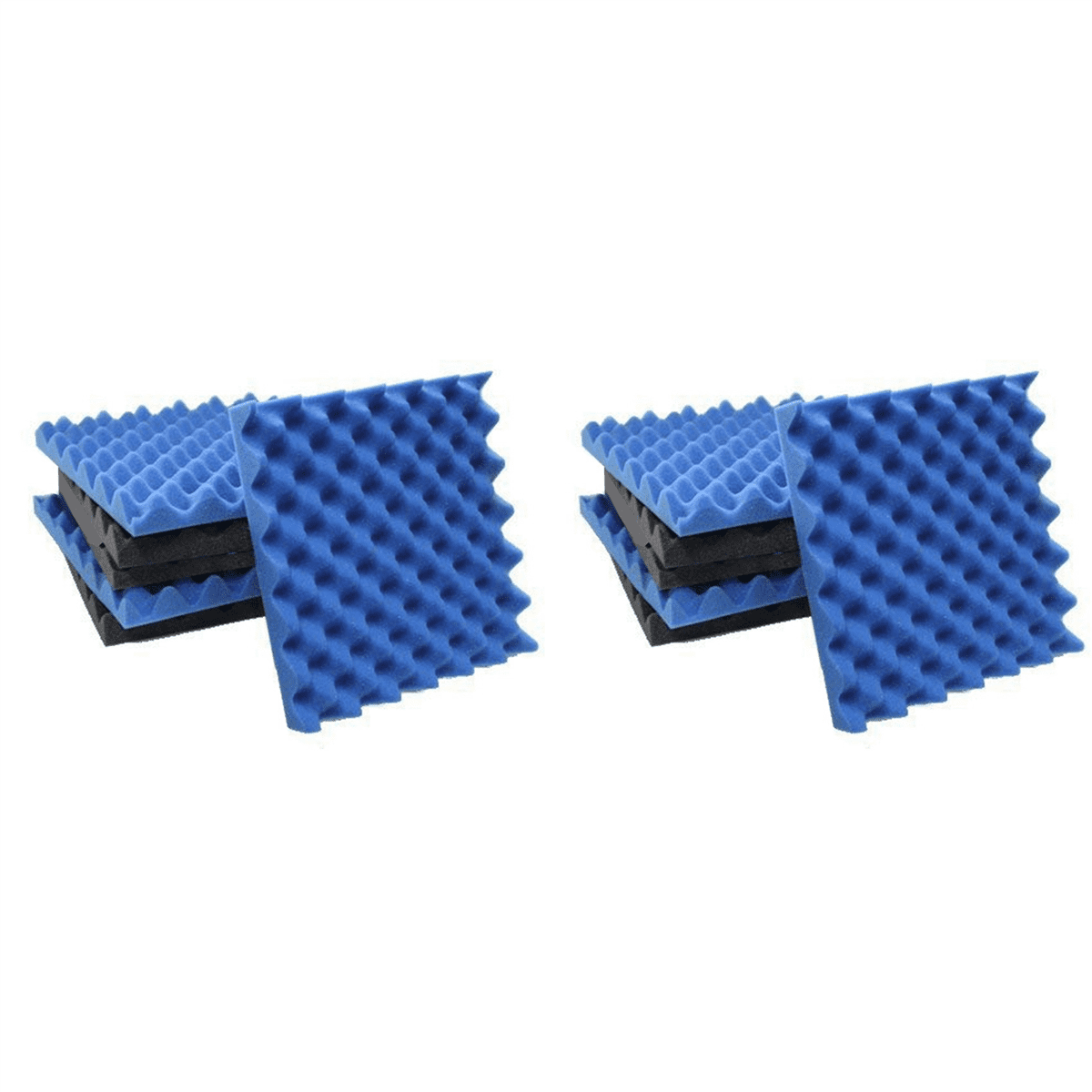 New Arrivals 12 Pack Charcoal Egg Crate Foam Acoustic Tiles ...