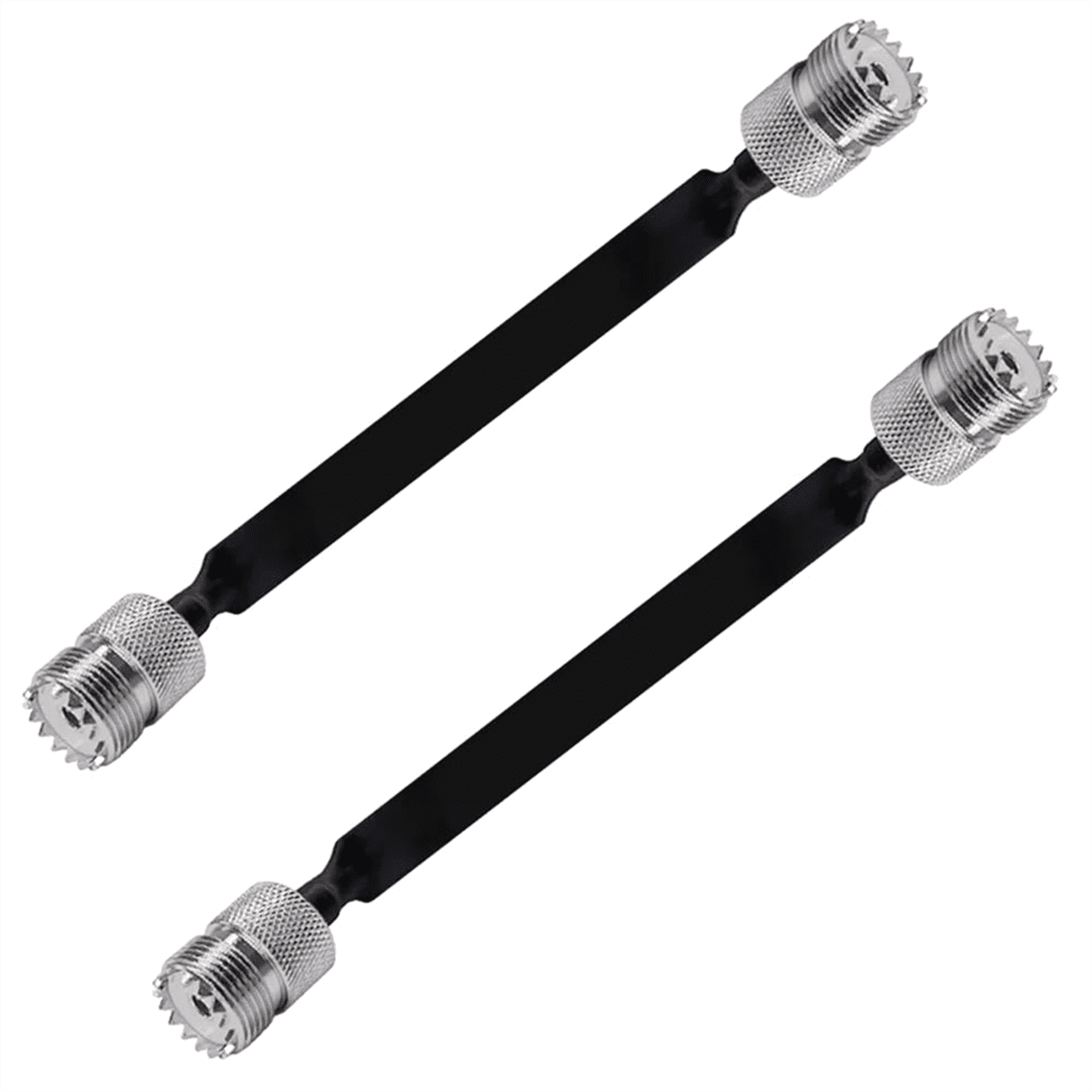 New Arrivals 2 Pack 40cm Coaxial Cable Window/Door Pass Through Flat ...