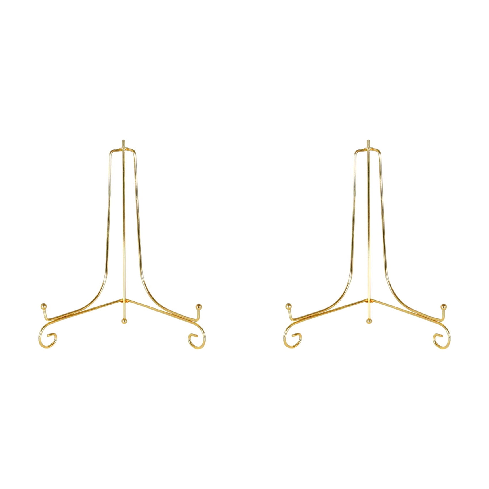New Arrivals 2X Gold Display Stand Bracket Book Holder Photo Pedestal ...