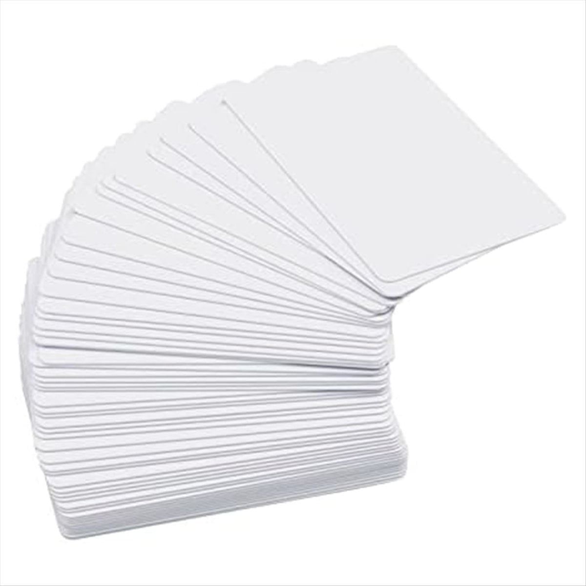 New Arrivals 50 Pack Premium Blank PVC Cards, CR80 30Mil Graphic ...