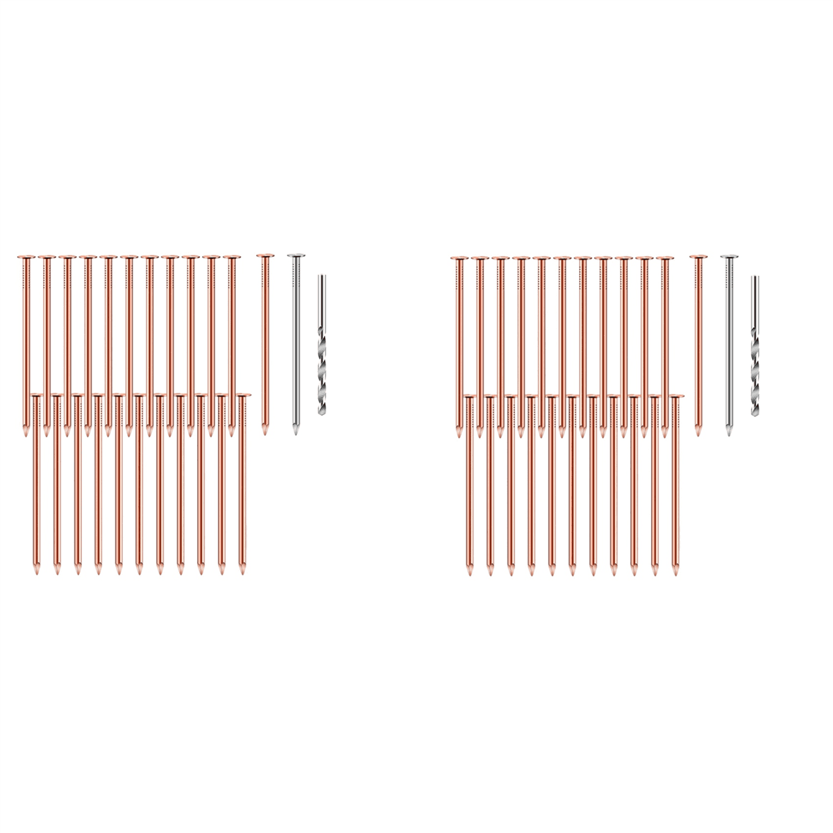 New Arrivals 50 Pcs Copper Nails to Killing Trees,3.5 Inch Pure Bulk ...