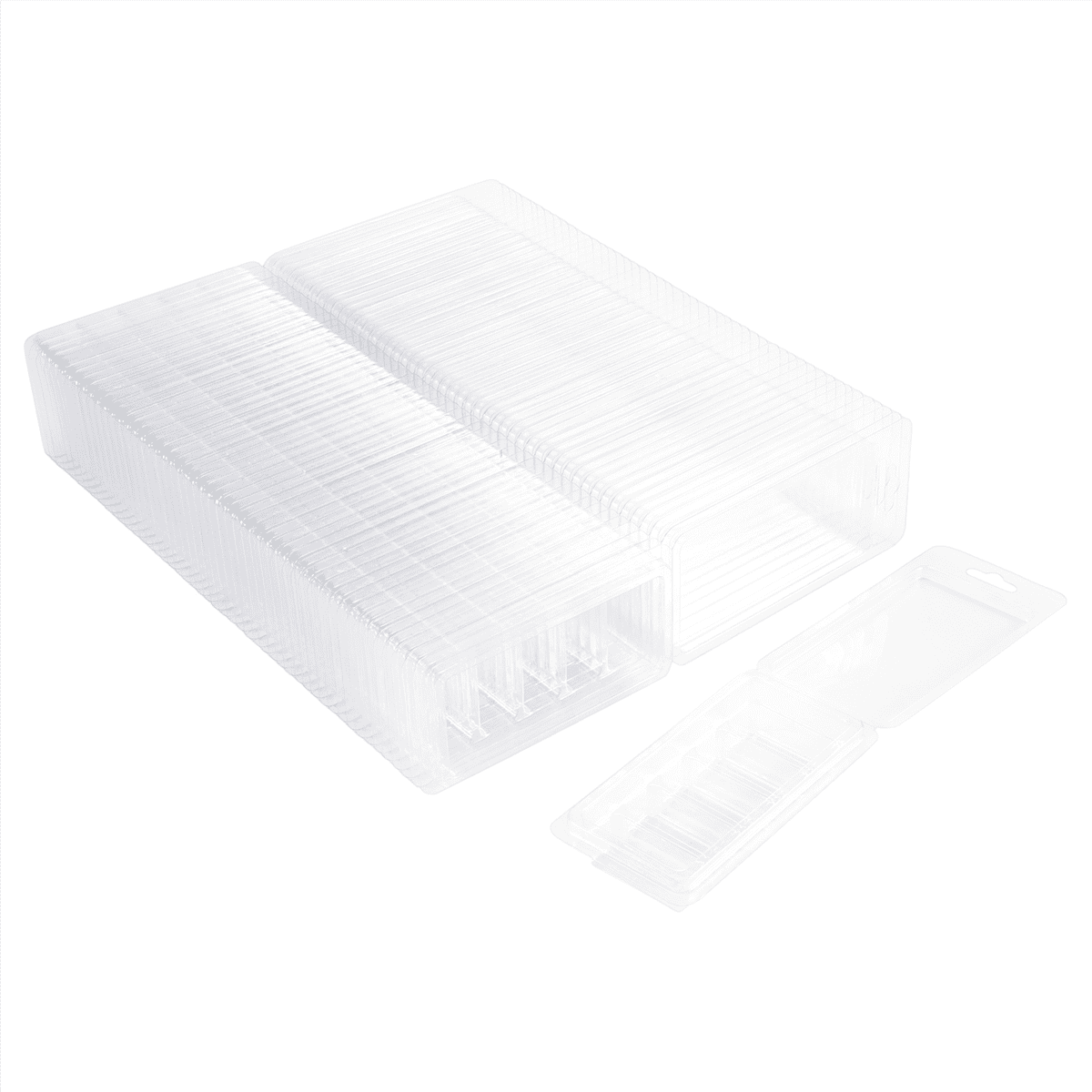 New Arrivals 50 Pcs Wax Melt Containers, 5-Cavity Clamshell Molds ...