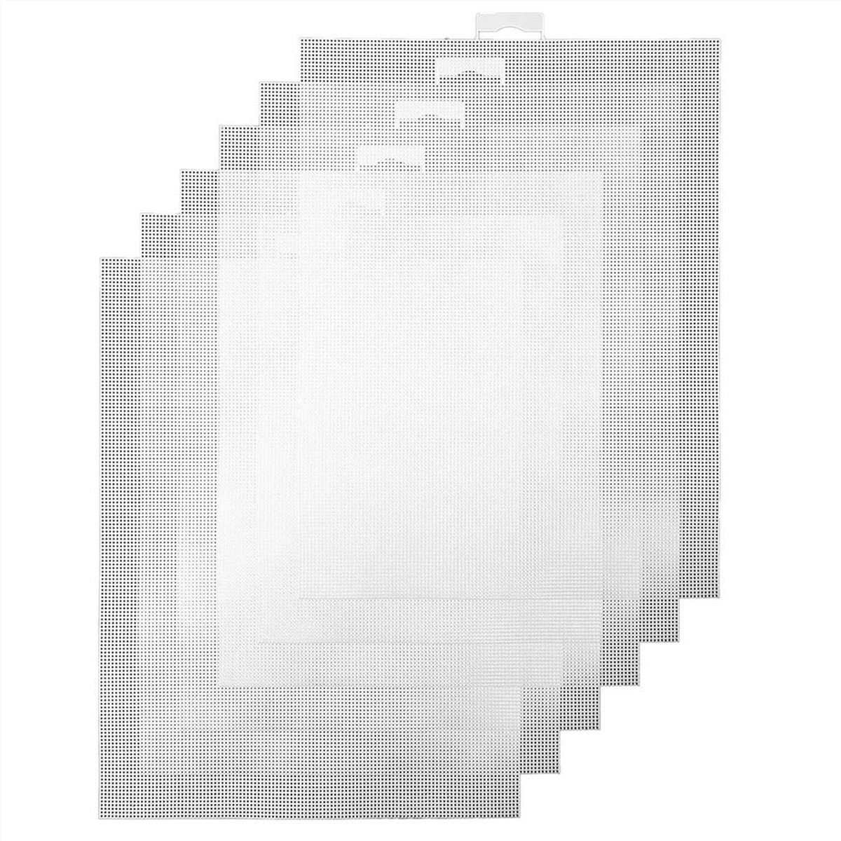 New Arrivals 6 Pieces Plastic Canvas Sheets, Embroidery Eyelet Nets ...