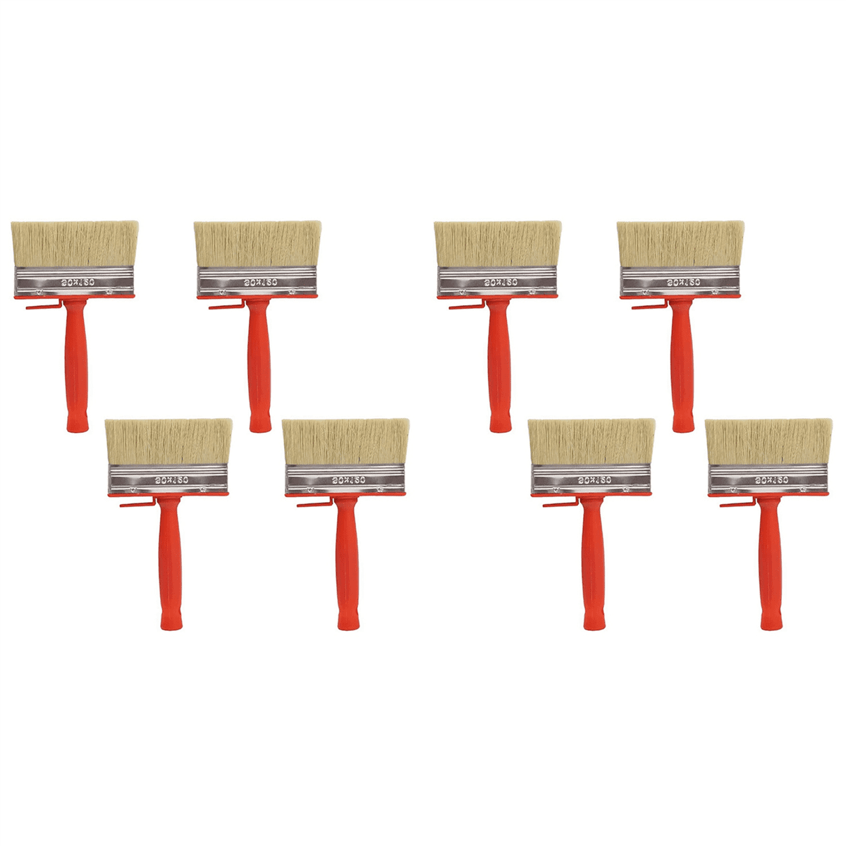 New Arrivals 8 Pcs Shed Fence Paint Brushes Decking & Timber Block ...