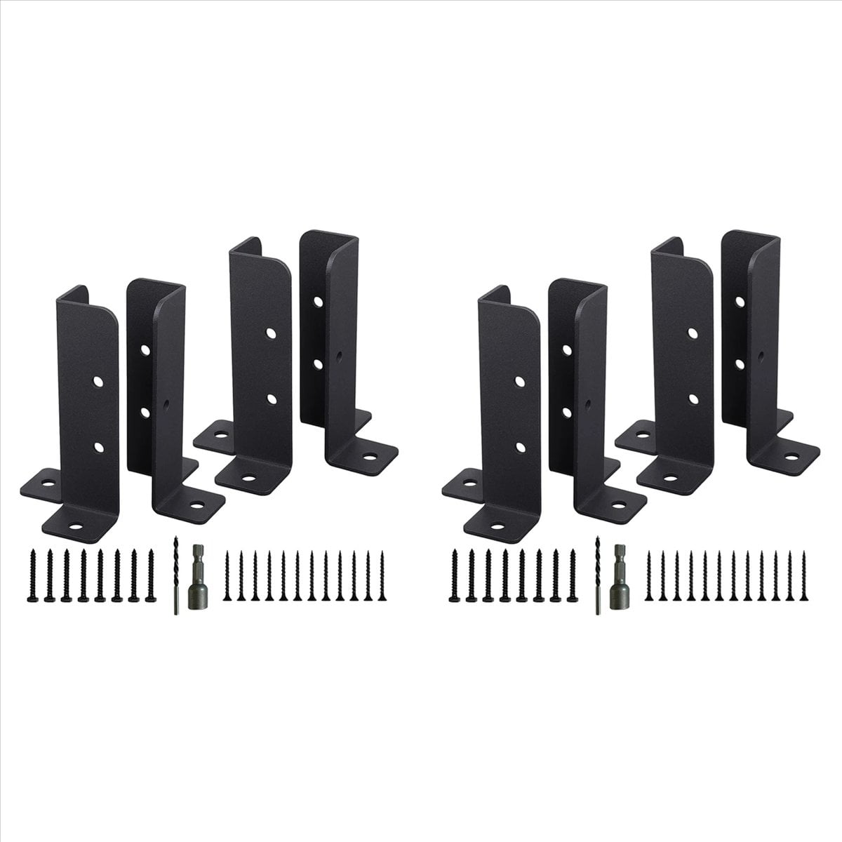 New Arrivals 8Pcs Adjustable Deck Post Anchor Base Brackets Fence for ...
