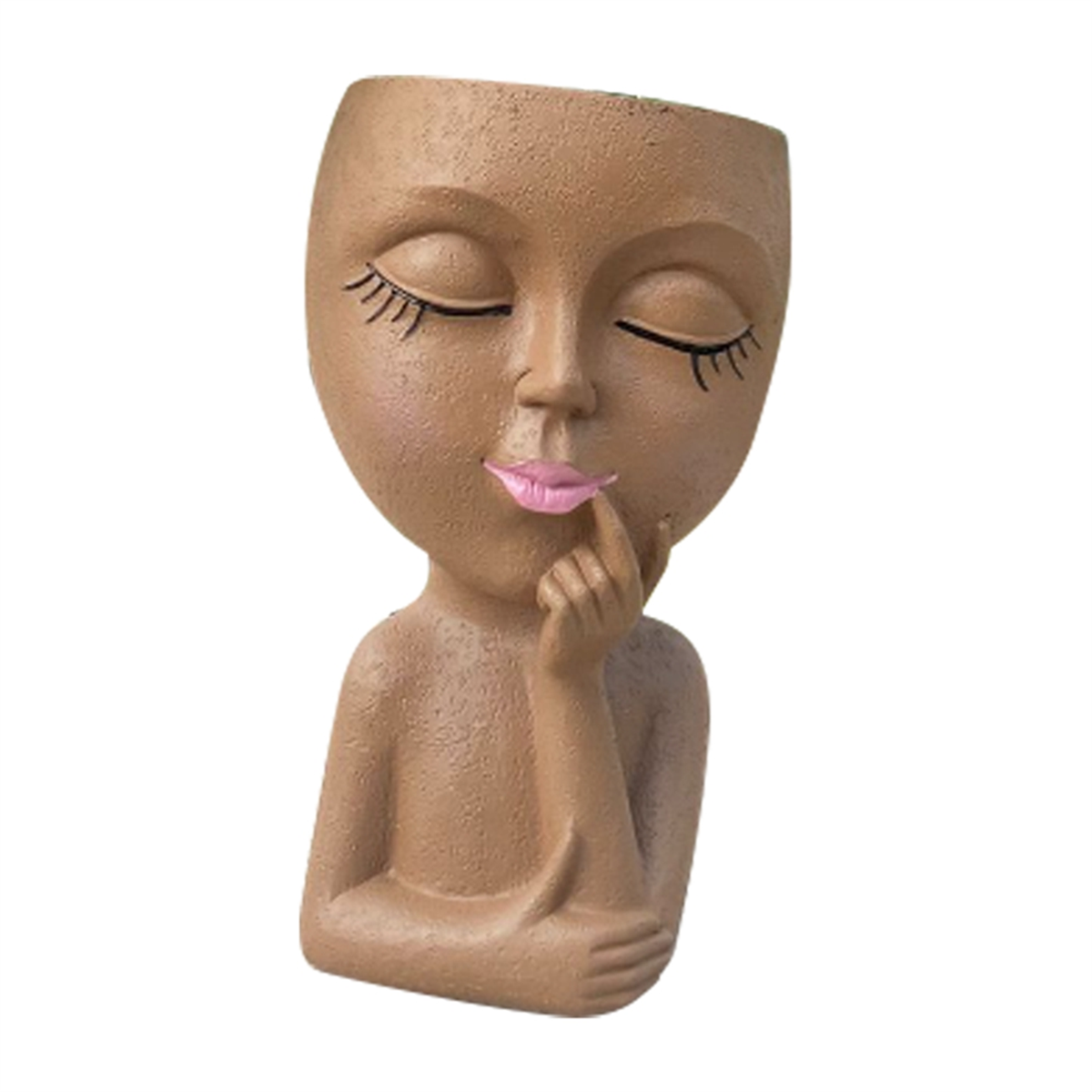 New Arrivals Cute Head Flower Pot/Face Pot, for Indoor Plants, Girl ...