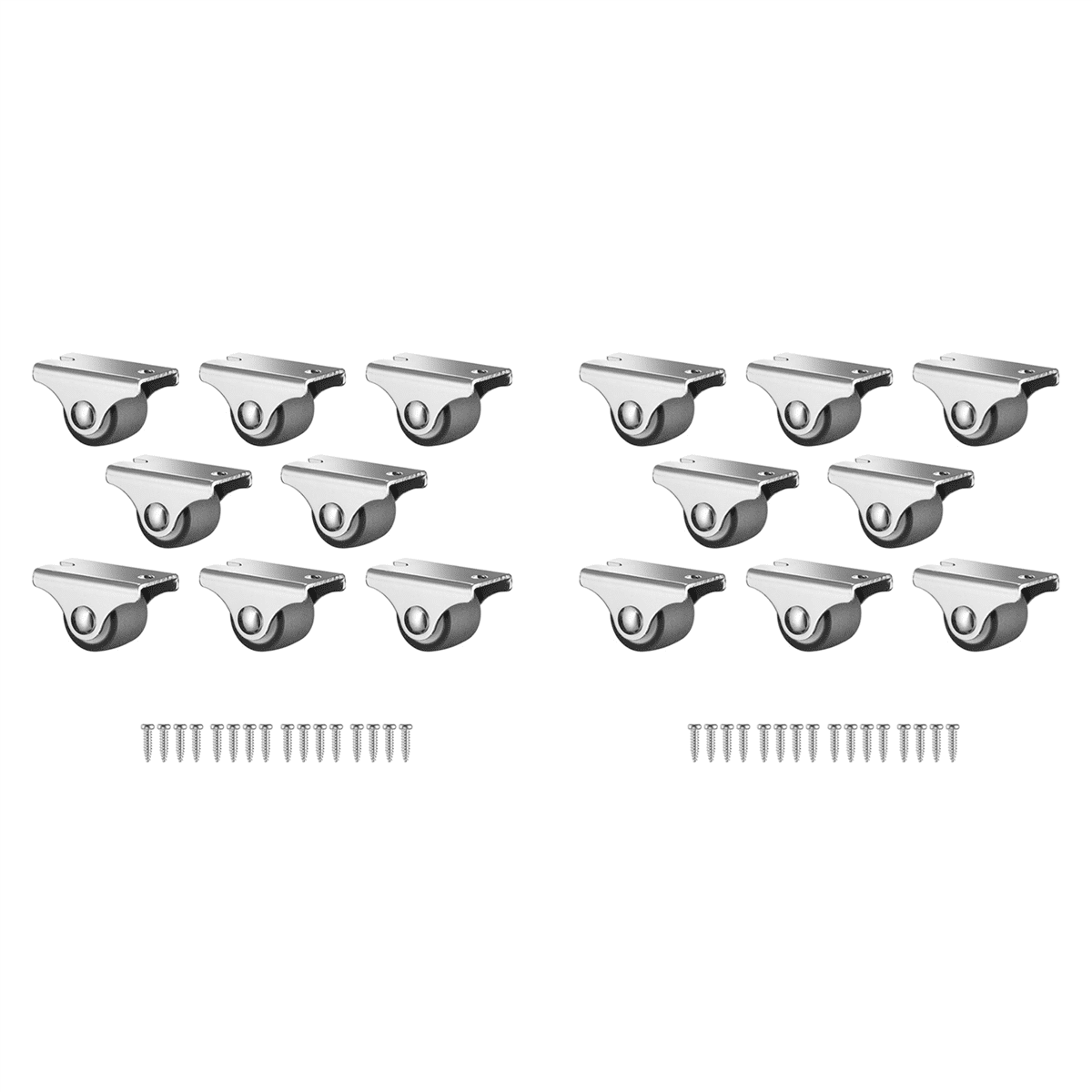 New Arrivals Mini Fixed Caster Wheels ,Low Profile Small Casters with ...