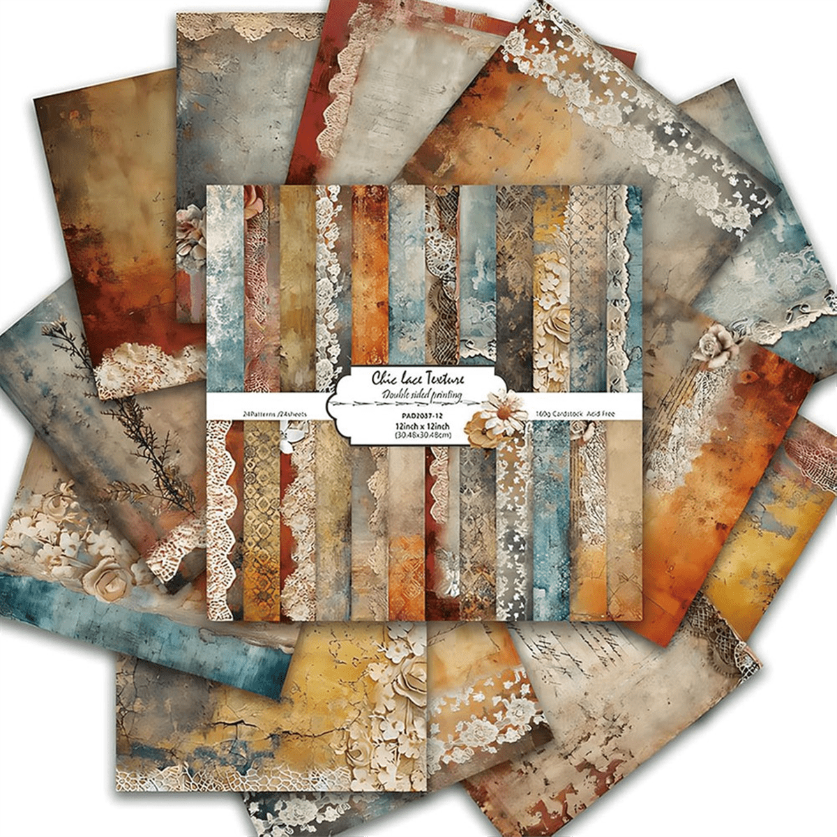 New Arrivals Scrapbook Paper 12x12 Inch, 24 Sheets DIY Origami ...