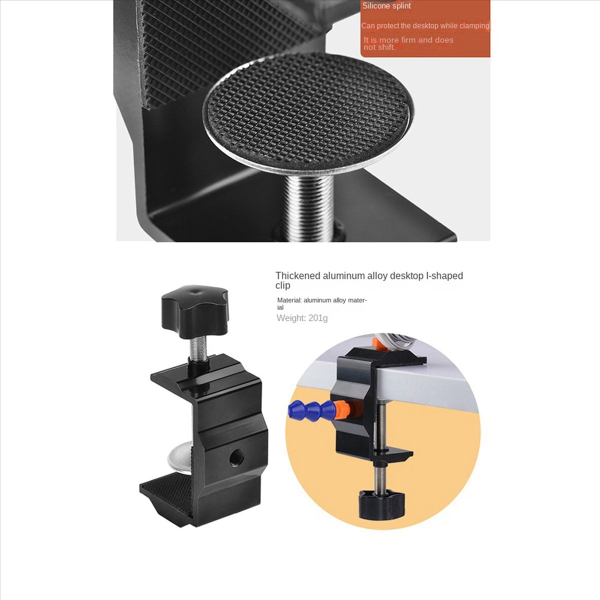 New Arrivals Table Clamp Soldering Station with 3 Flexible Arms Iron ...