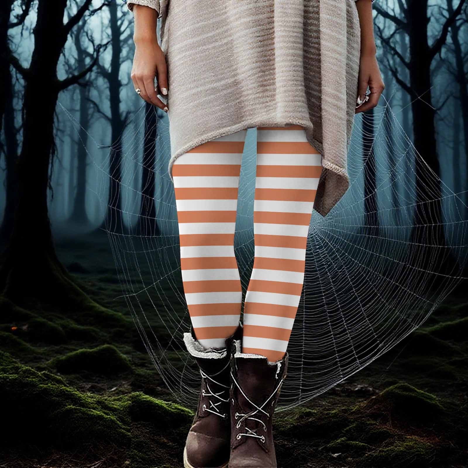 New Arrivals VOESLSOO Halloween Leggings for Women Under $10,Tummy ...