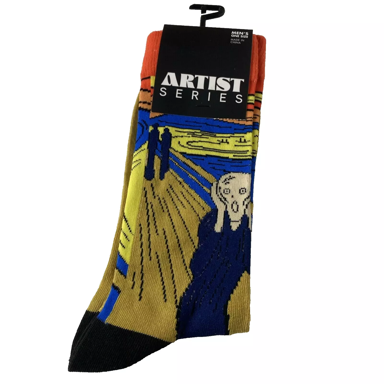 New Artist Series The Scream Edvard Munch 1893 Socks (Fits sizes US 7 ...