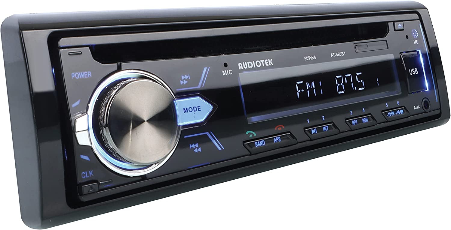New Audiotek AT-990BT CD / MP3 Car Audio Receiver Works with USB, SD ...