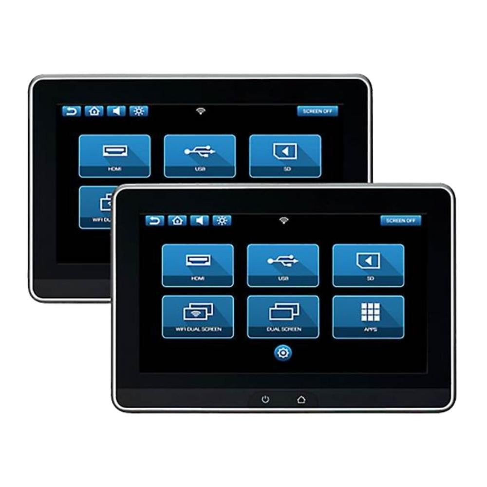 New Audiovox AMAVXSB10UHD2 Dual 10.1" Rear-Seat Entertainment System w ...