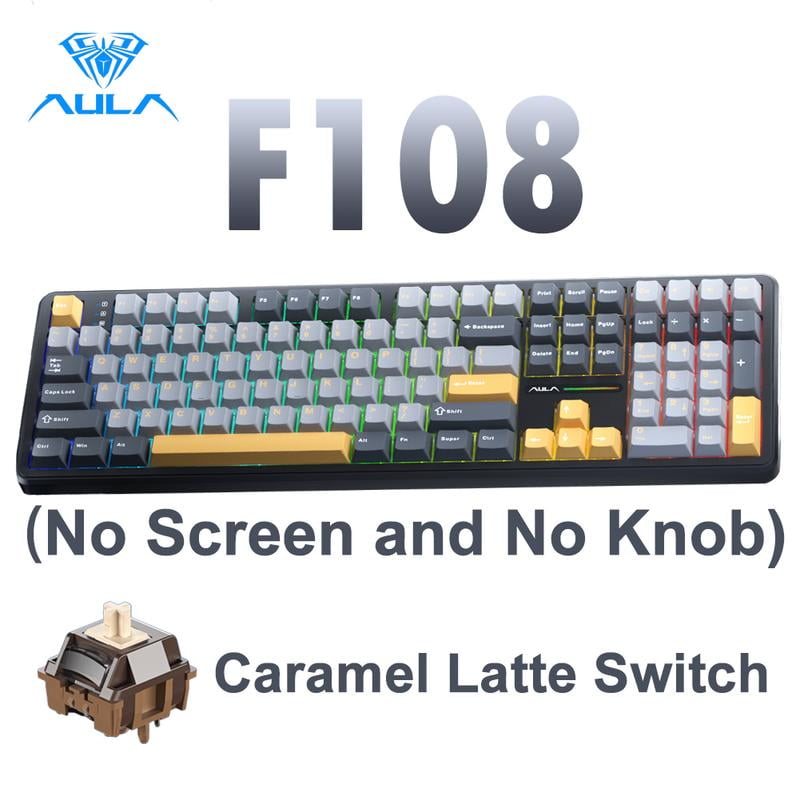 [New]Aula F108 Pro Full Size Wireless Mechanical Gaming Keyboard With ...